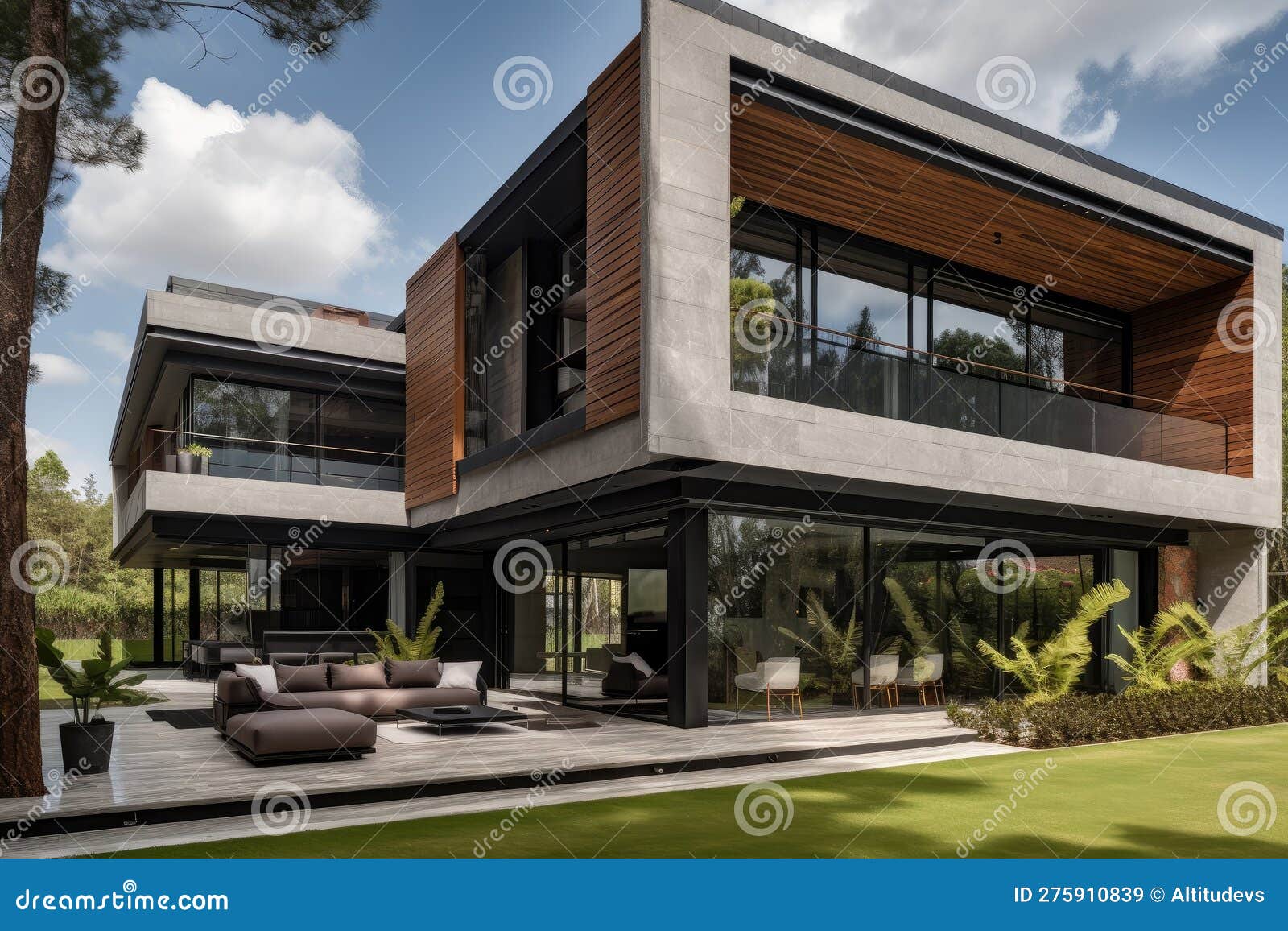 A Modern and Sleek House with Minimalist Design Elements and Natural ...