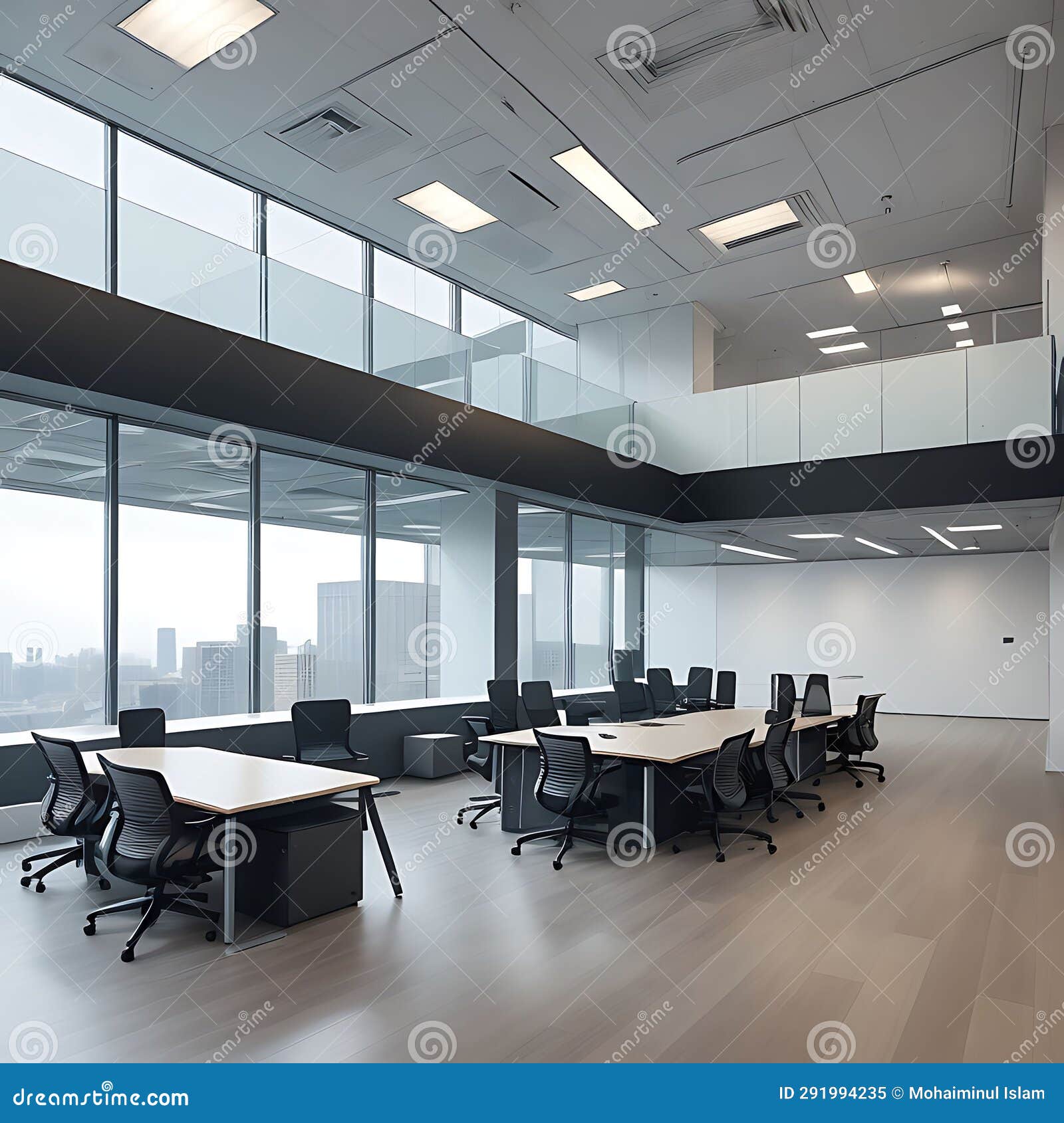 Modern and Sleek Office Space Perfect for a Professional Setting ...