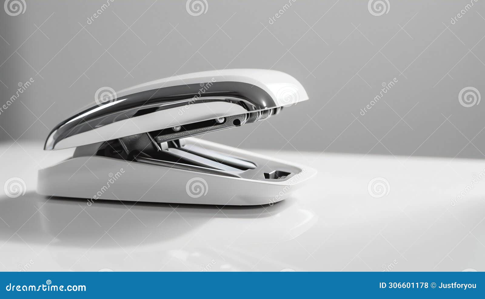 Modern Sleek Office Stapler on a Plain Background. Generative Ai Stock ...
