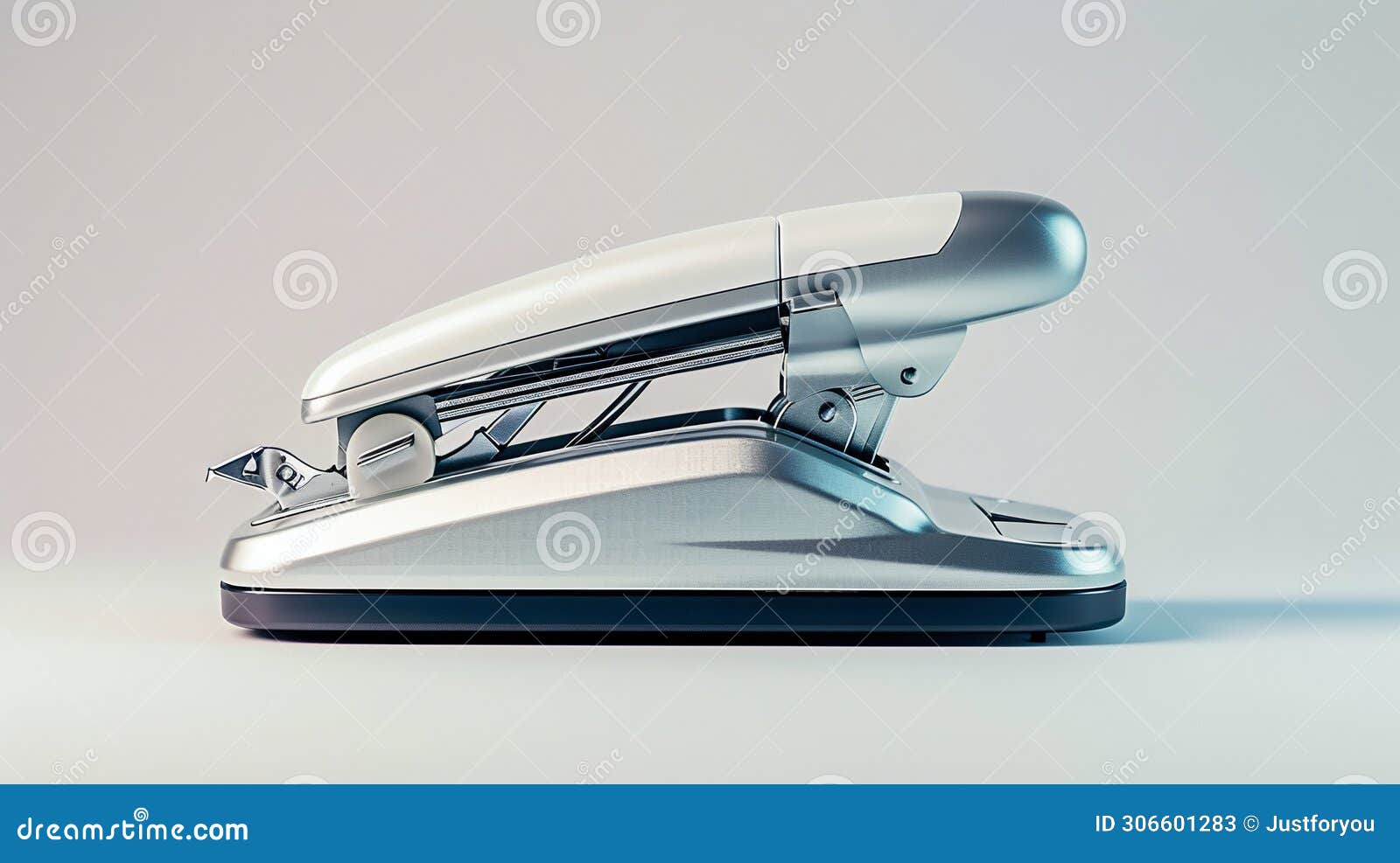 Modern Sleek Office Stapler on a Plain Background. Generative Ai Stock ...