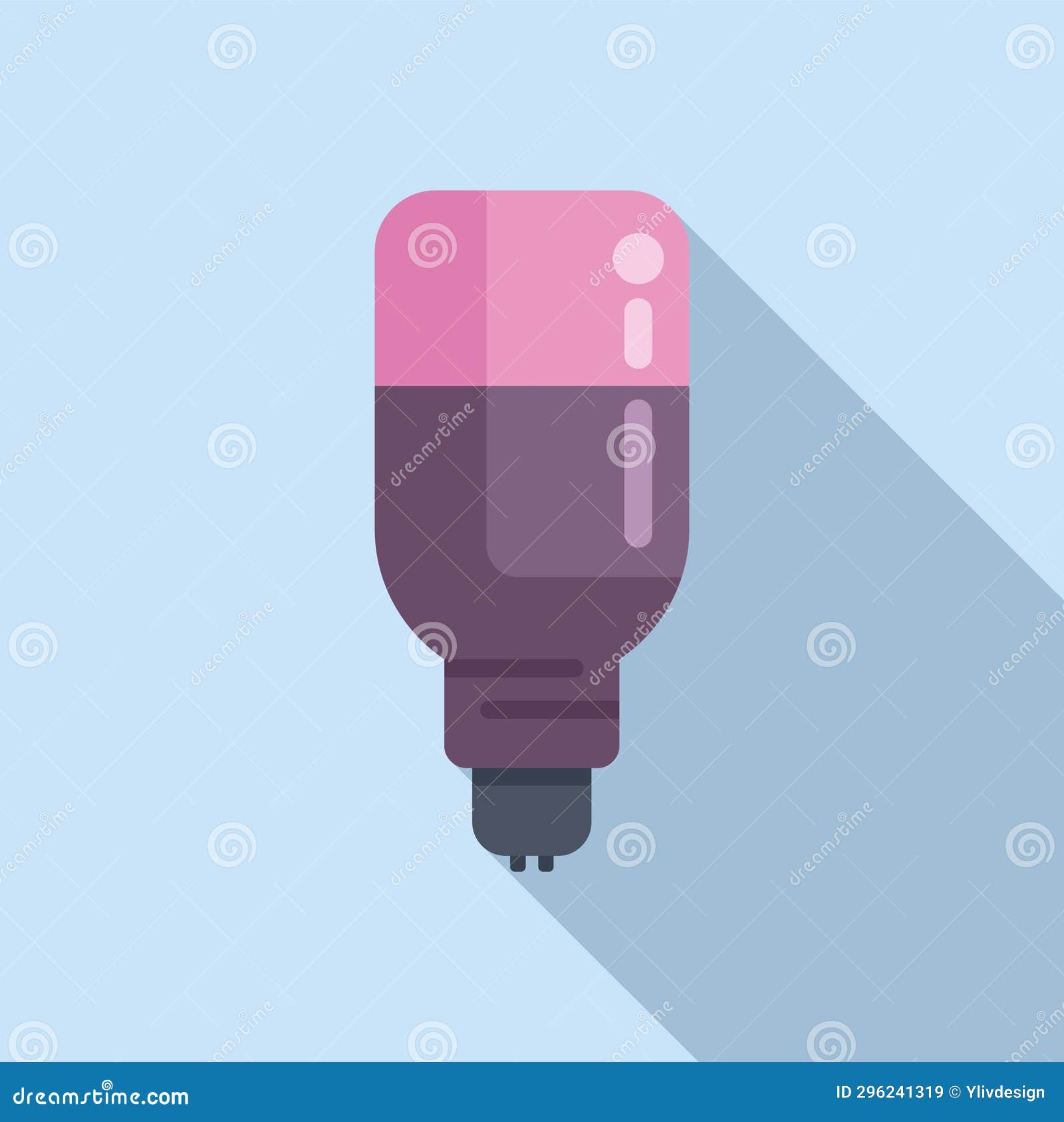 Modern Smart Bulb Icon Flat Vector. Way Innovation Stock Illustration ...