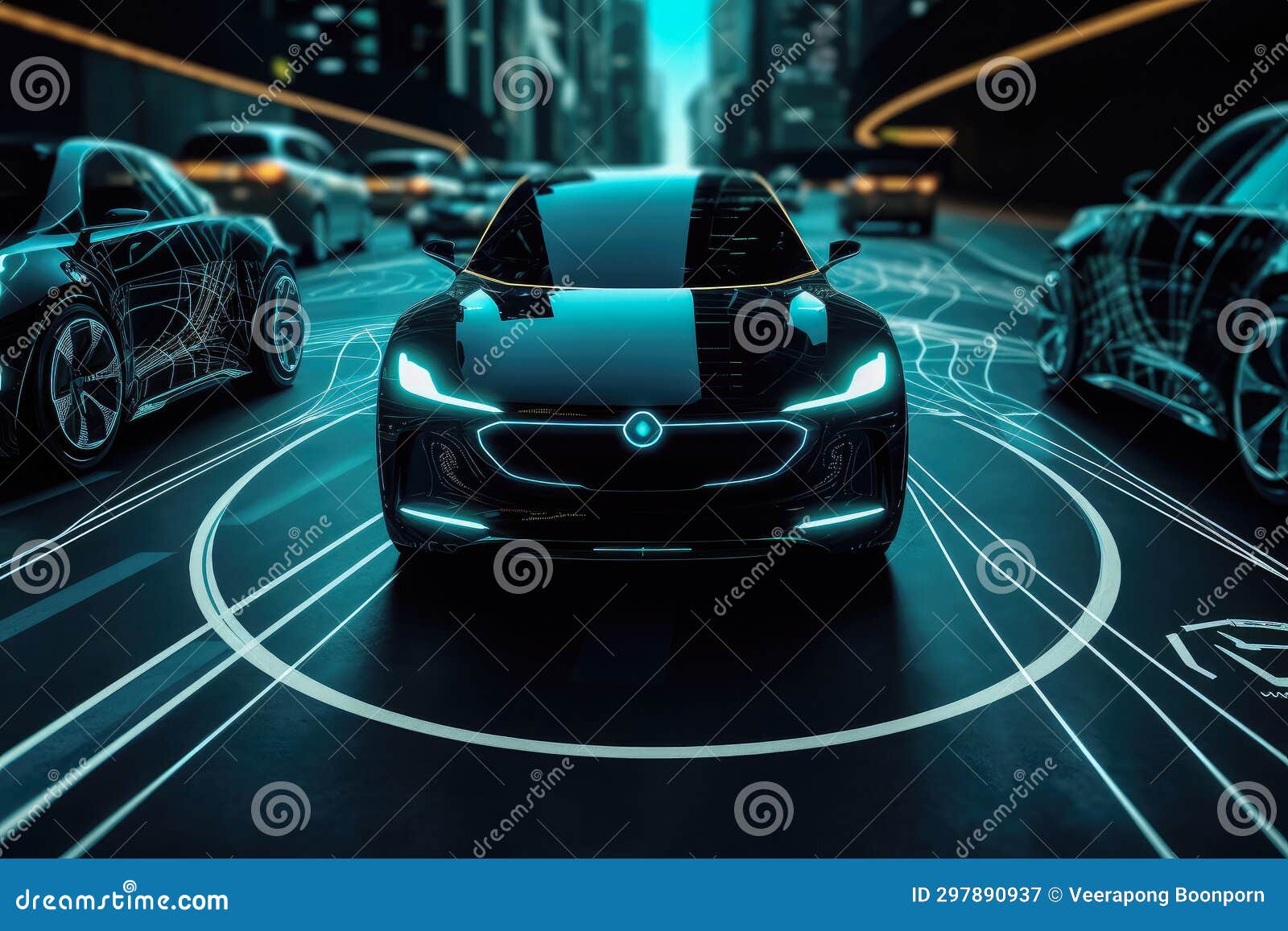 Modern Smart Car Technology Intelligent System Using Heads Up Display ...