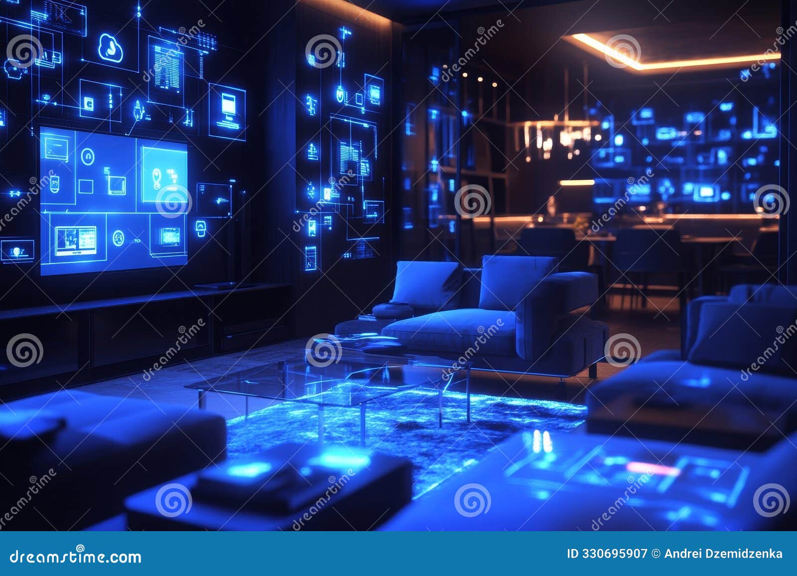 Modern Smart Home Components Management System, AI-augmented Reality ...