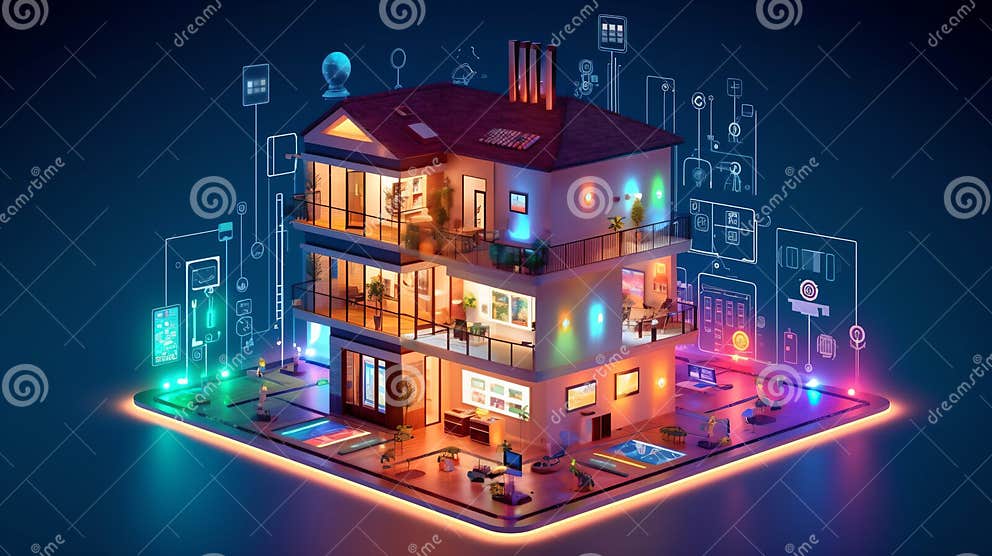 Modern Smart Home Management System Using Augmented Reality , Smart ...