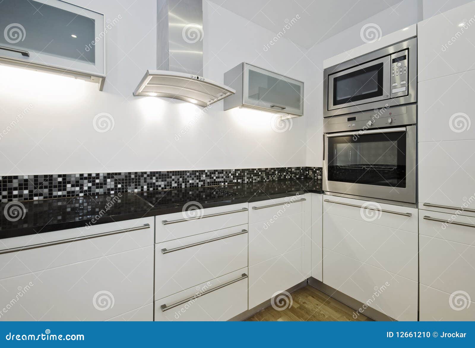 Modern smart kitchen stock photo. Image of granite, modern - 12661210
