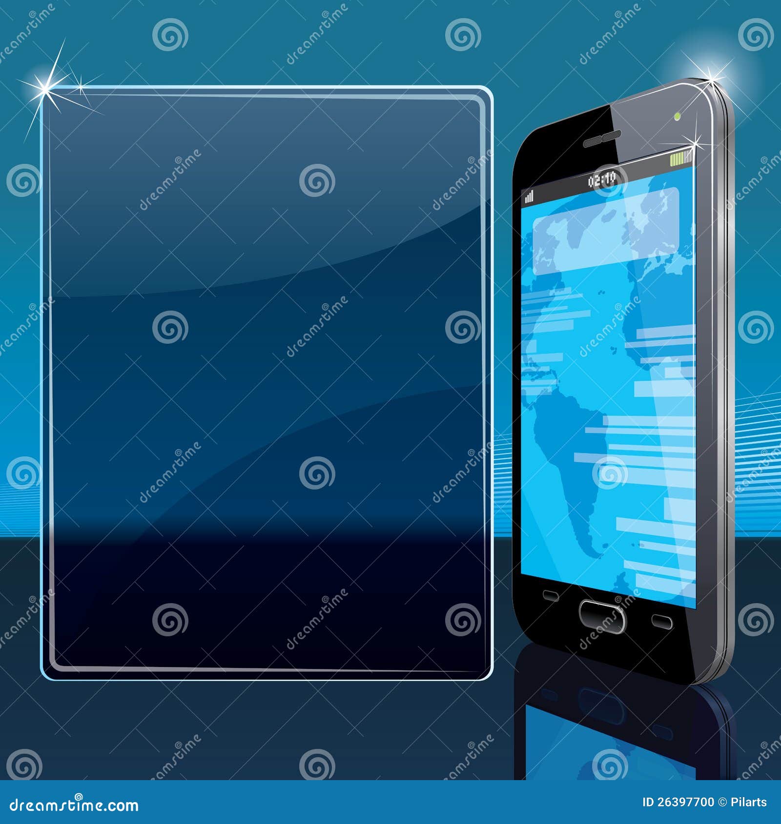 Modern Smart Phone stock vector. Illustration of modern - 26397700
