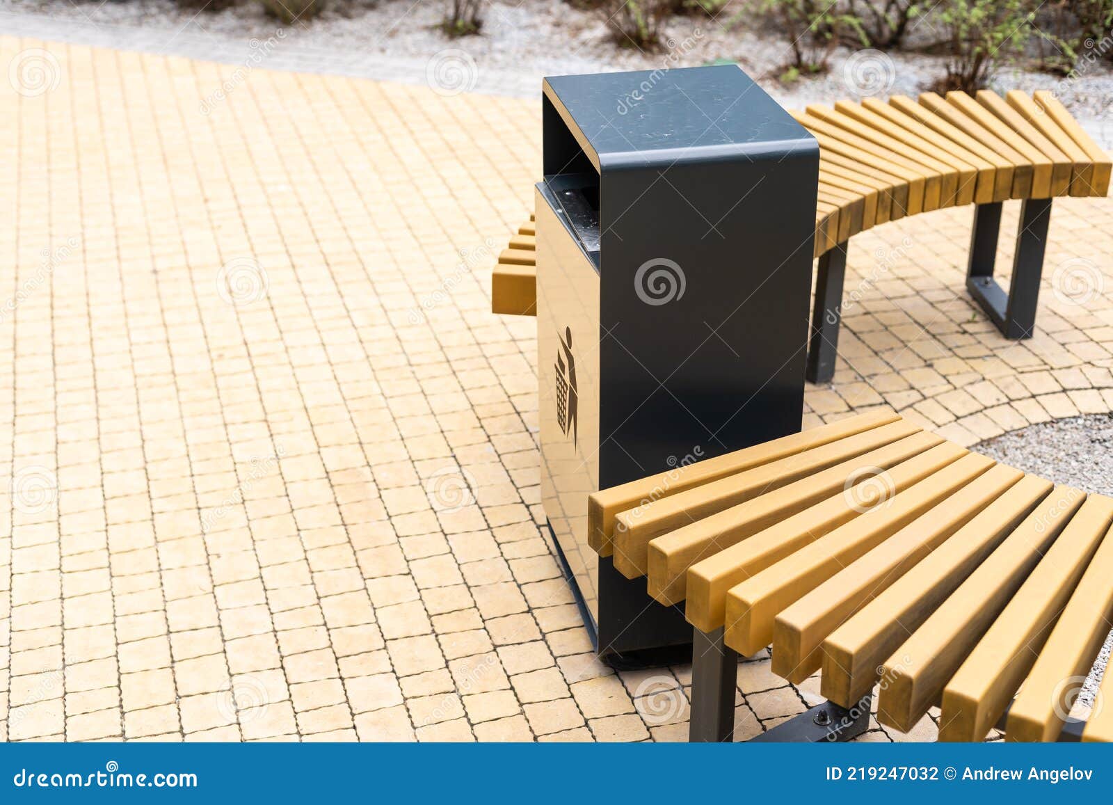 Smart Eco Trash Cans In China Segregate Waste. Municipal Computerized ...