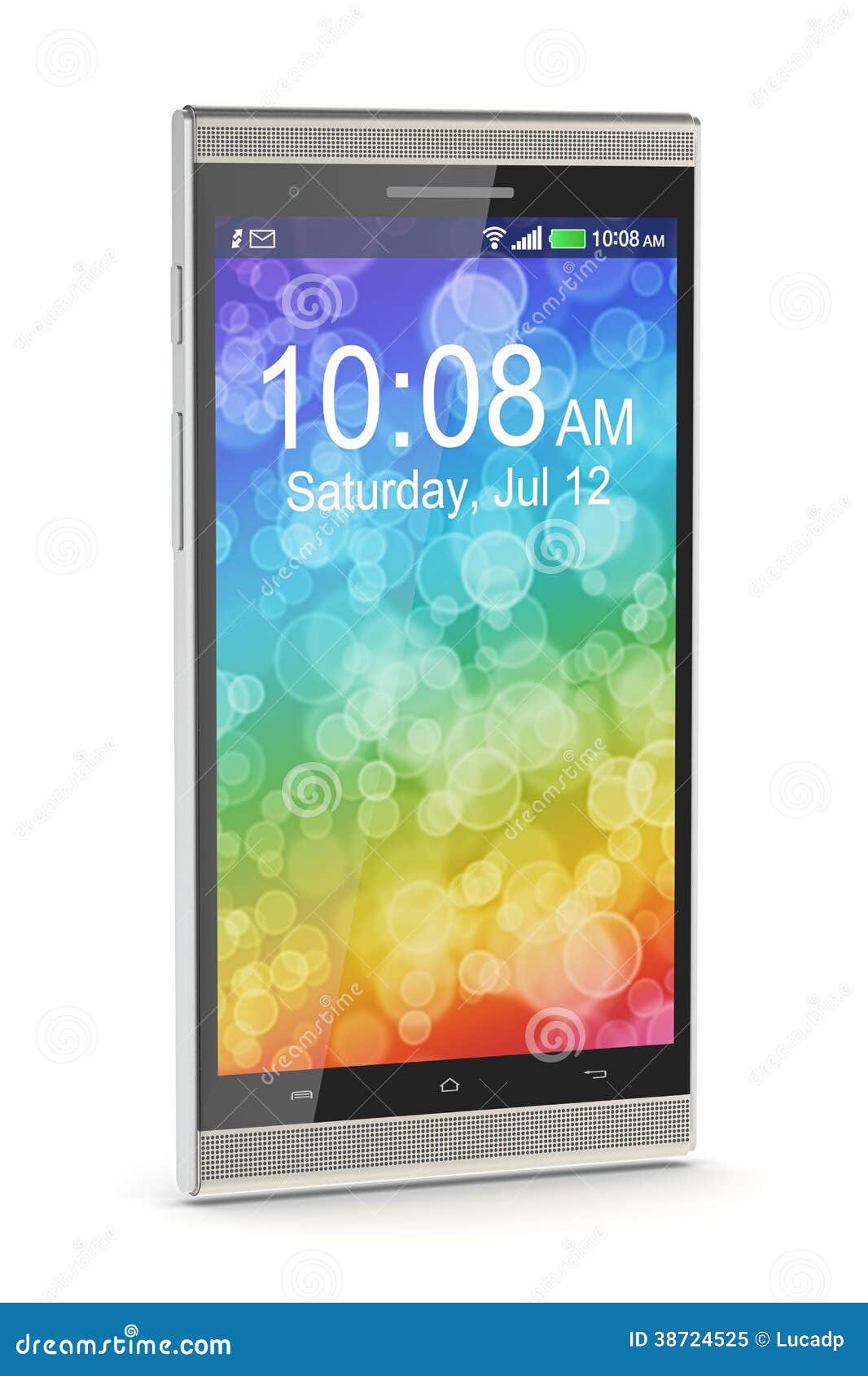 Modern smartphone stock illustration. Illustration of glossy - 38724525