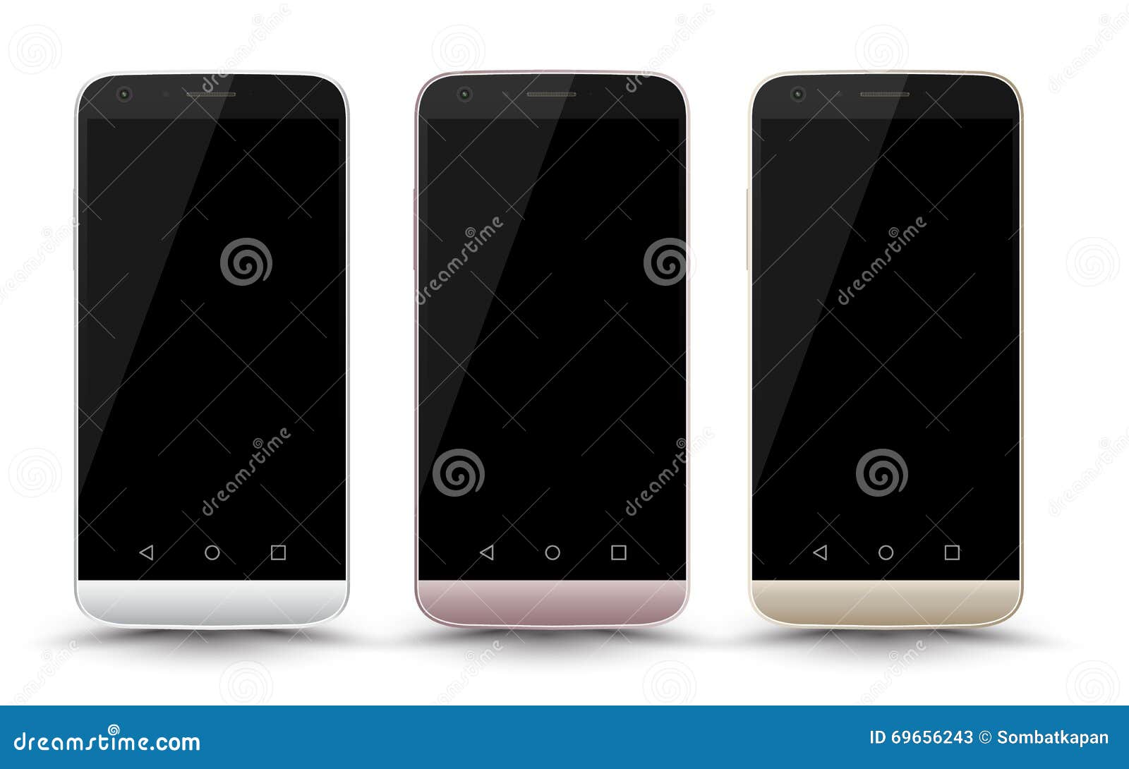 Modern Smartphone Keyboard Of Alphabet Buttons. Mobile Keyboard ...