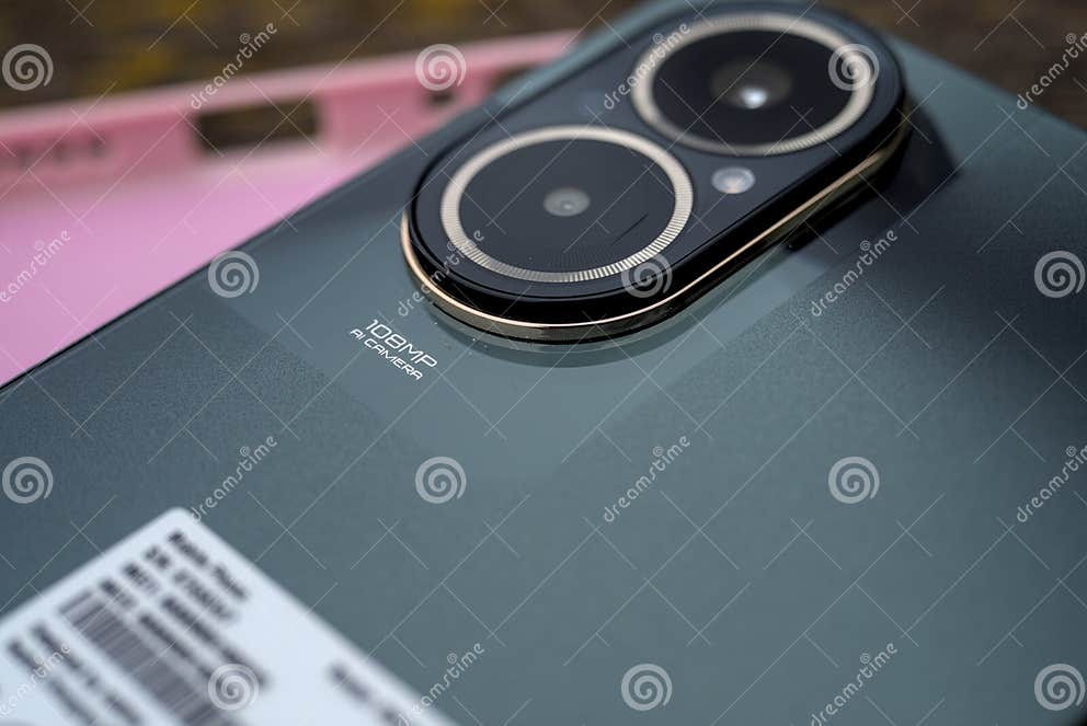 Modern Smartphone with 108 MP Camera Stock Photo - Image of talk, phone ...