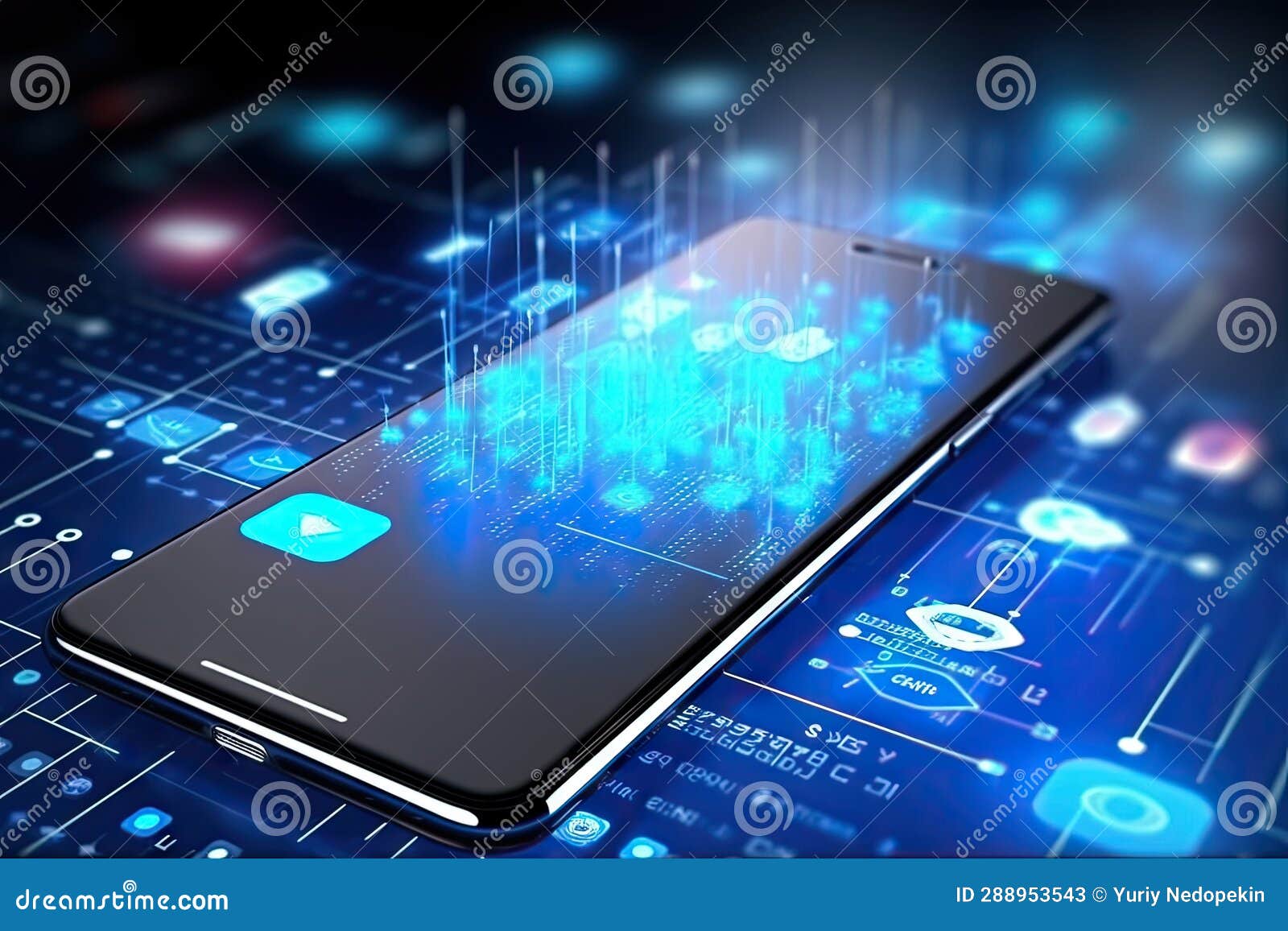 Modern Smartphone Representing the Convergence of Cutting-edge ...