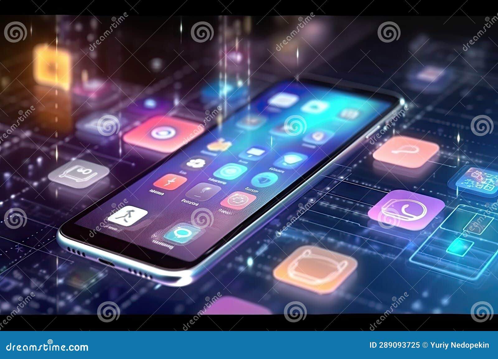 Modern Smartphone Representing the Convergence of Cutting-edge ...