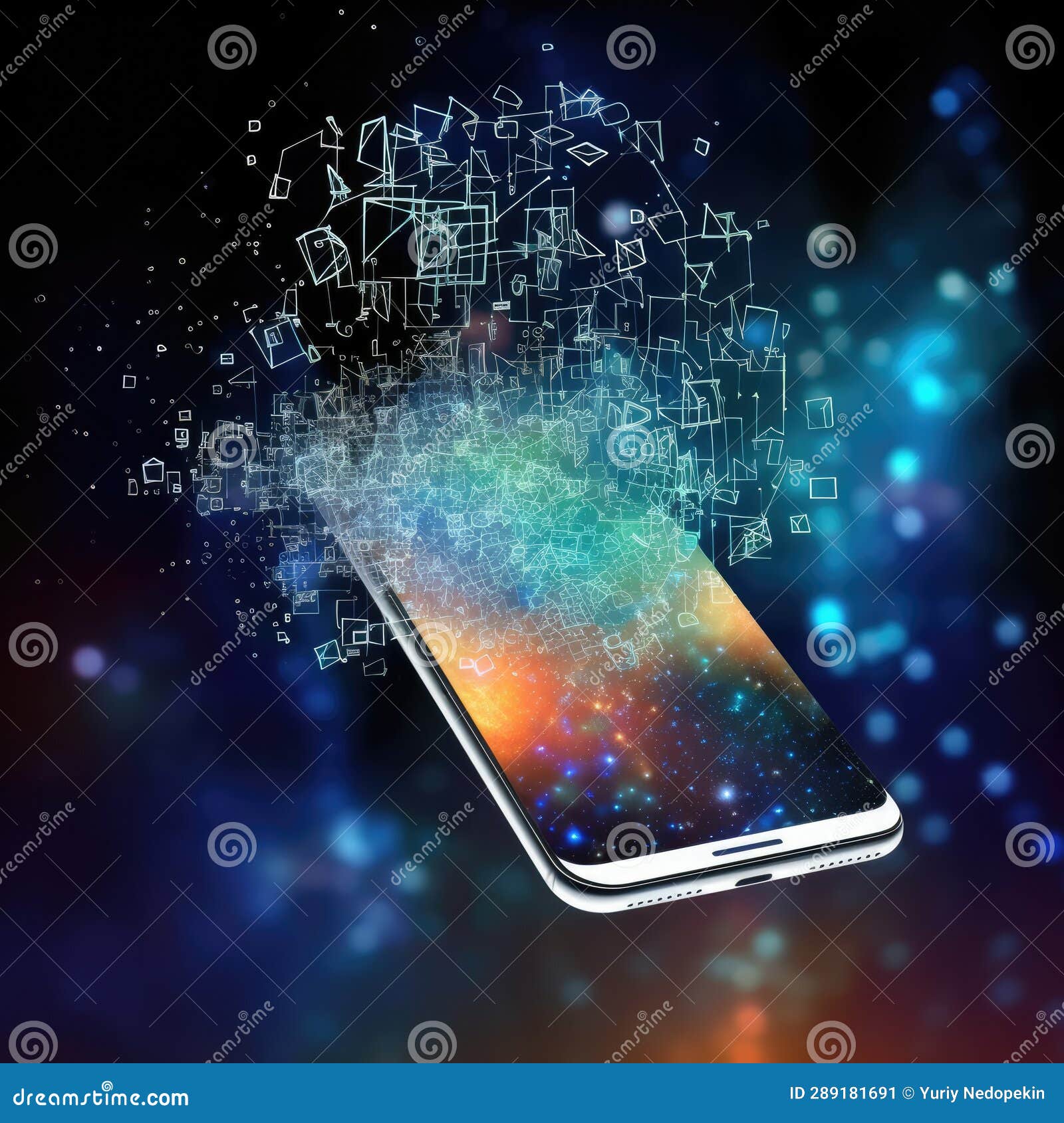 Modern Smartphone Representing the Convergence of Cutting-edge ...