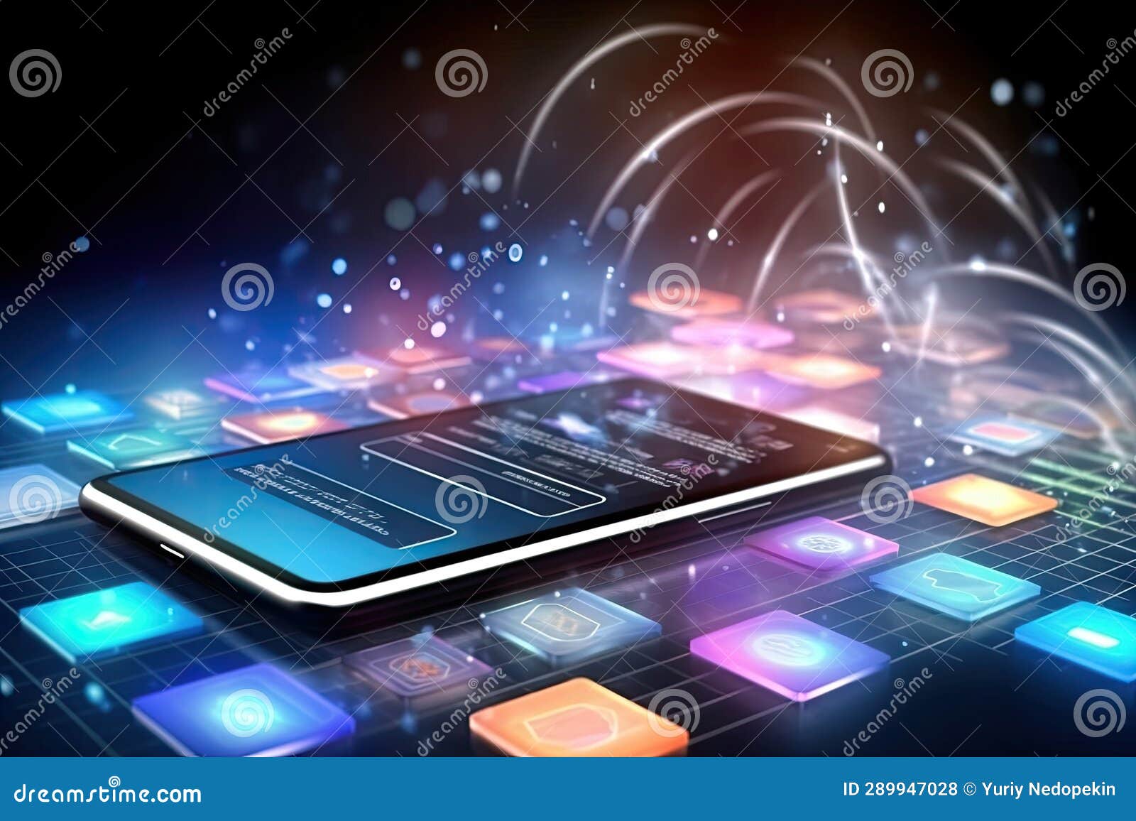 Modern Smartphone Representing the Convergence of Cutting-edge ...