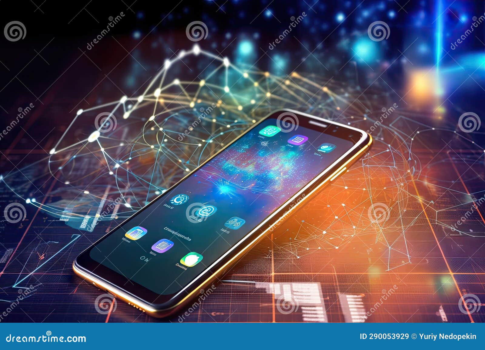 Modern Smartphone Representing the Convergence of Cutting-edge ...