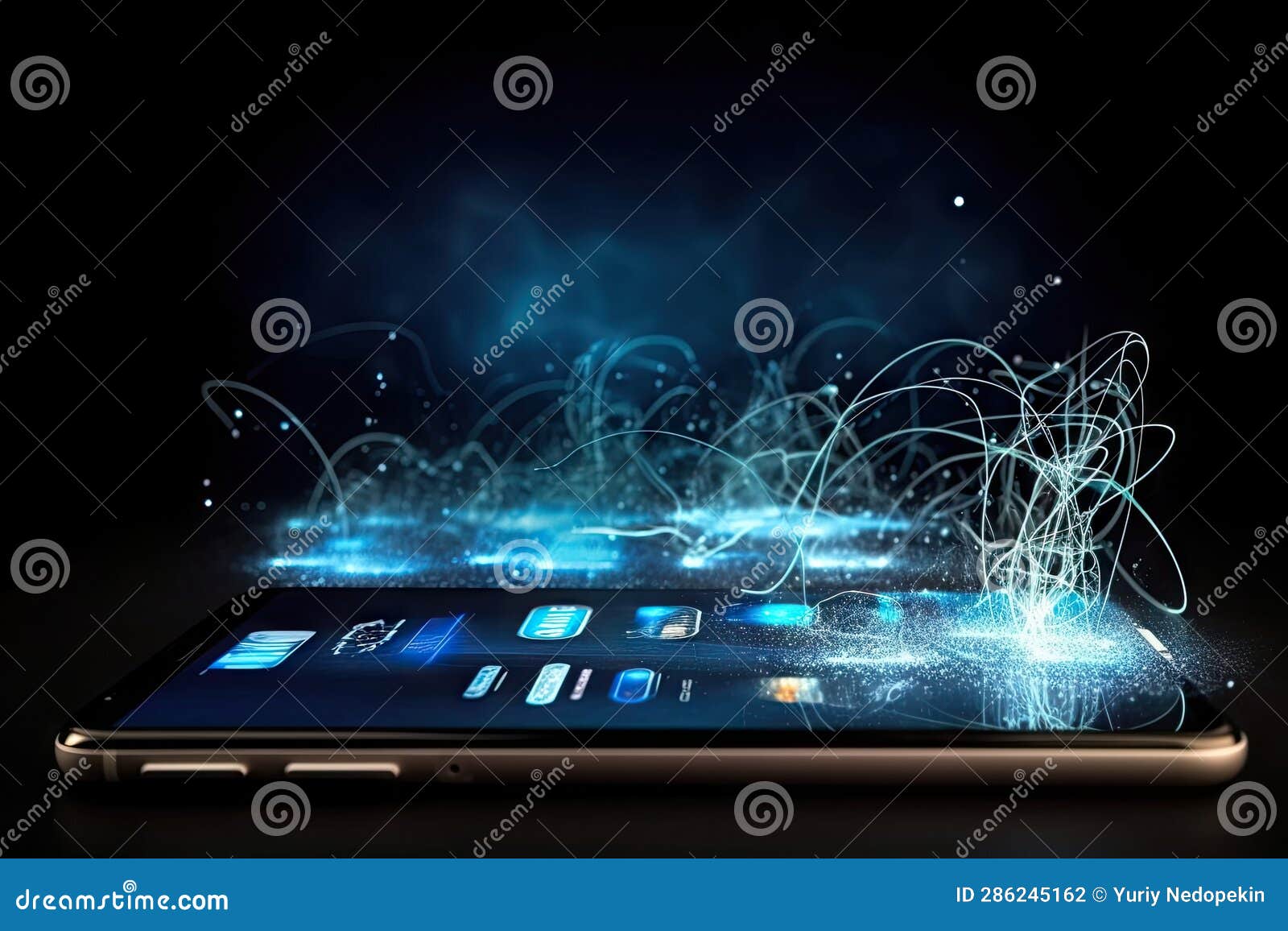 Modern Smartphone Representing the Convergence of Cutting-edge ...