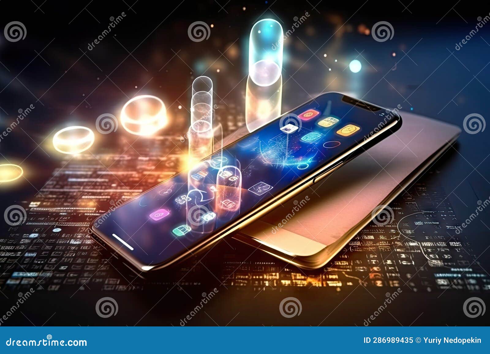 Modern Smartphone Representing the Convergence of Cutting-edge ...