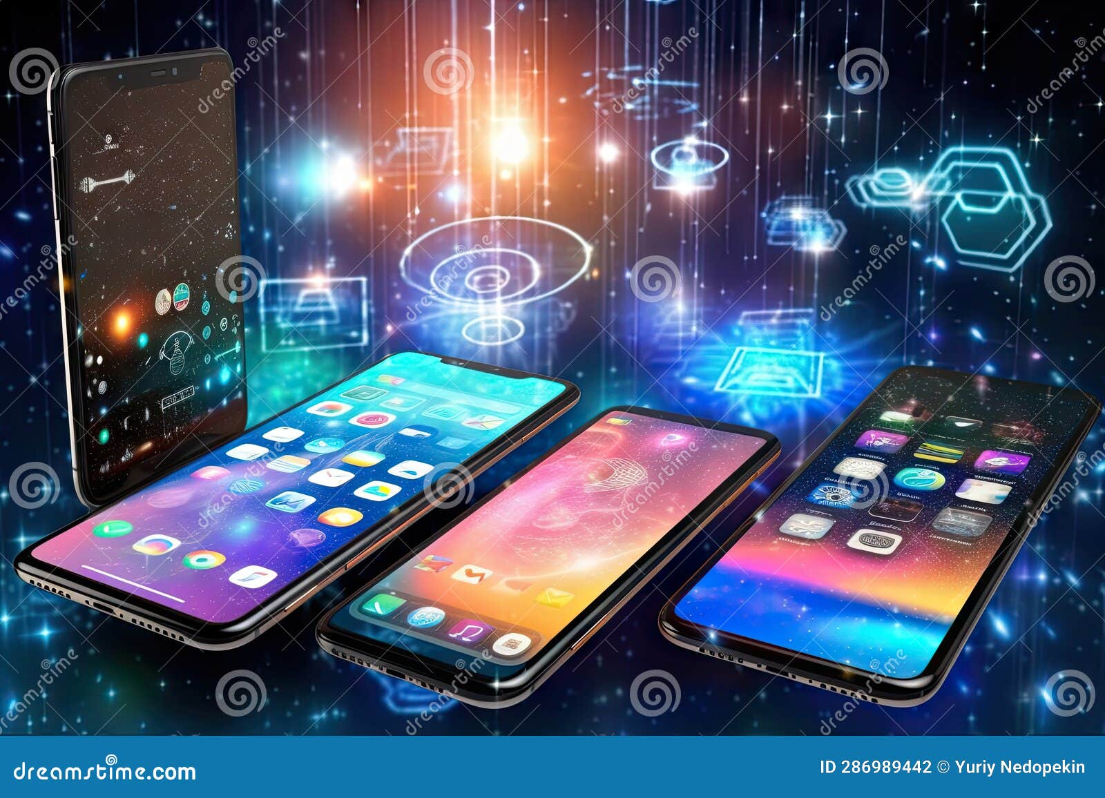 Modern Smartphone Representing the Convergence of Cutting-edge ...