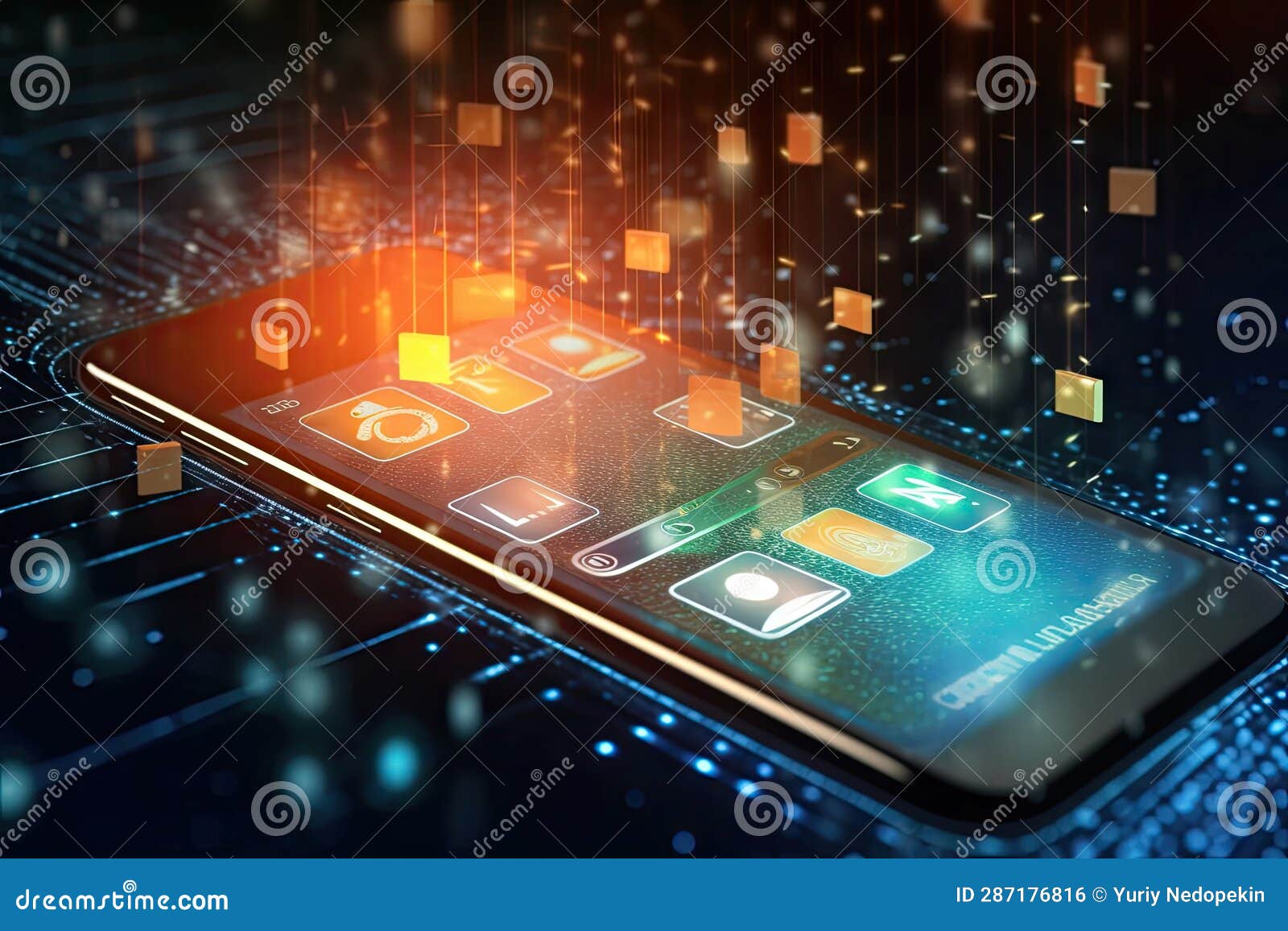 Modern Smartphone Representing the Convergence of Cutting-edge ...