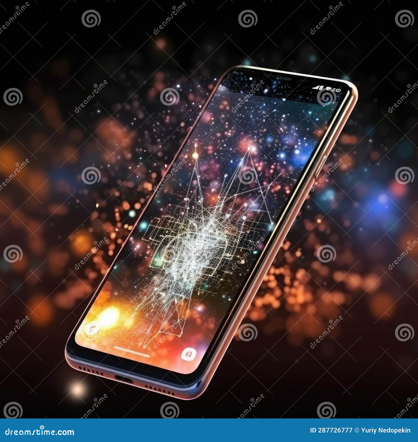 Modern Smartphone Representing the Convergence of Cutting-edge ...