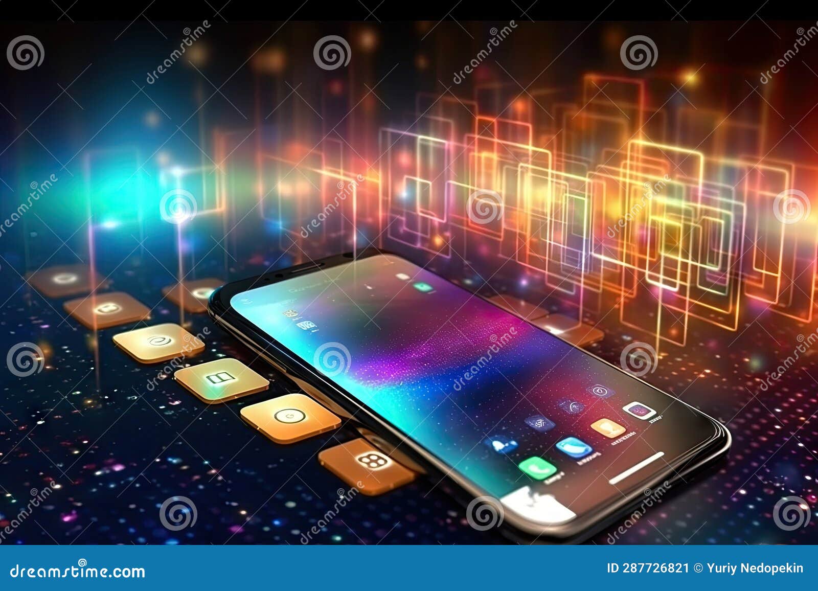 Modern Smartphone Representing the Convergence of Cutting-edge ...