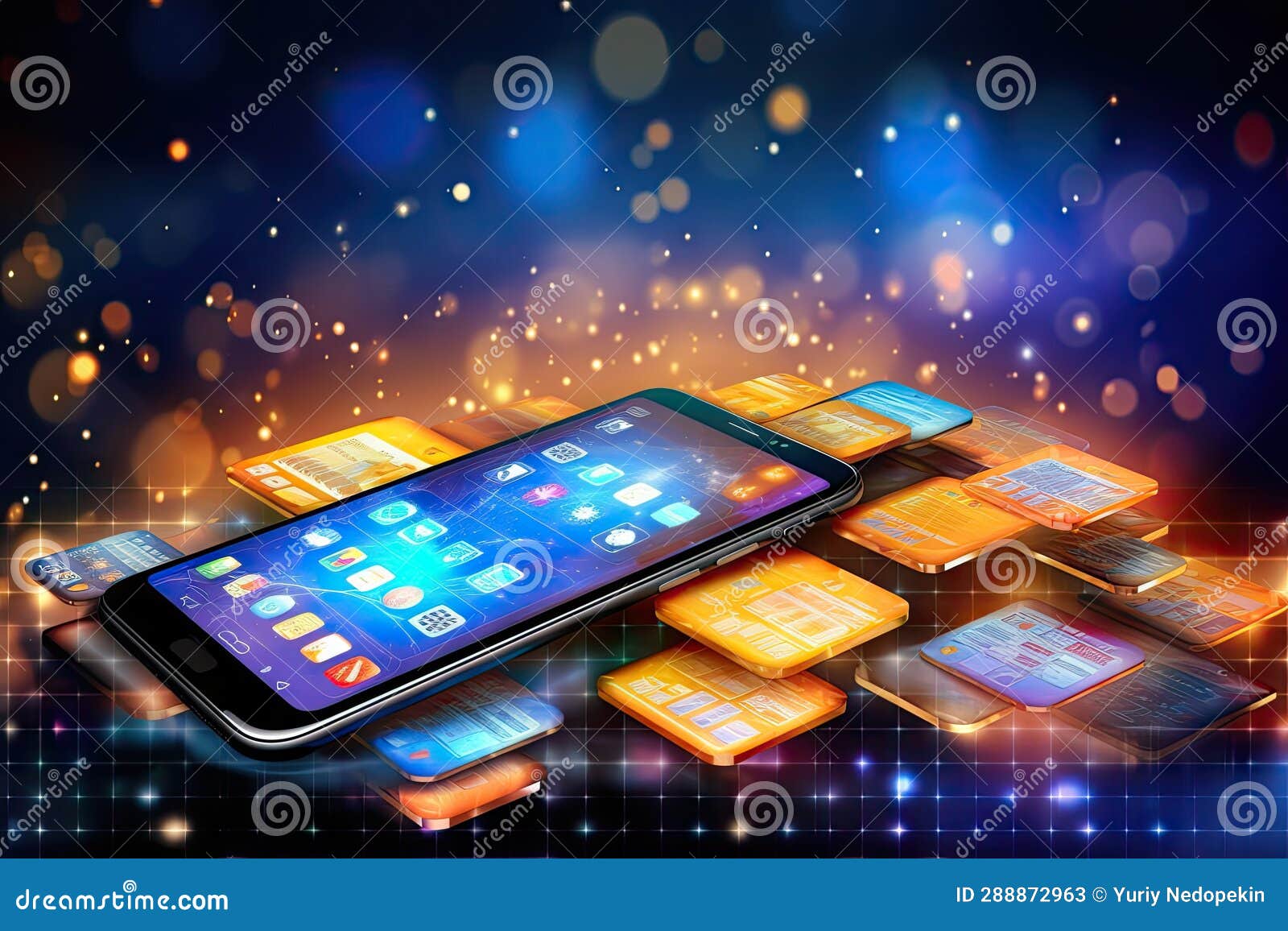 Modern Smartphone Representing the Convergence of Cutting-edge ...