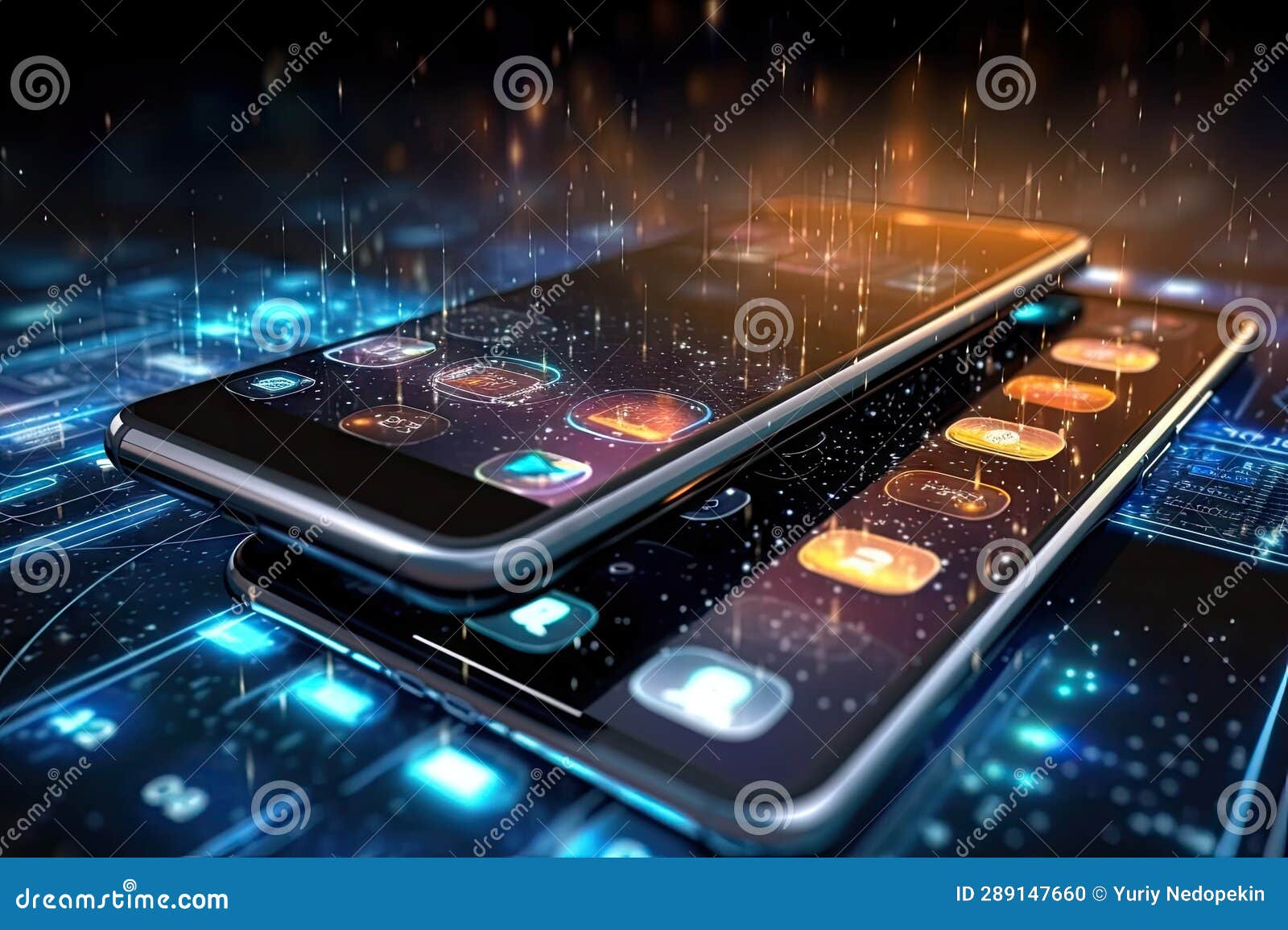 Modern Smartphone Representing the Convergence of Cutting-edge ...