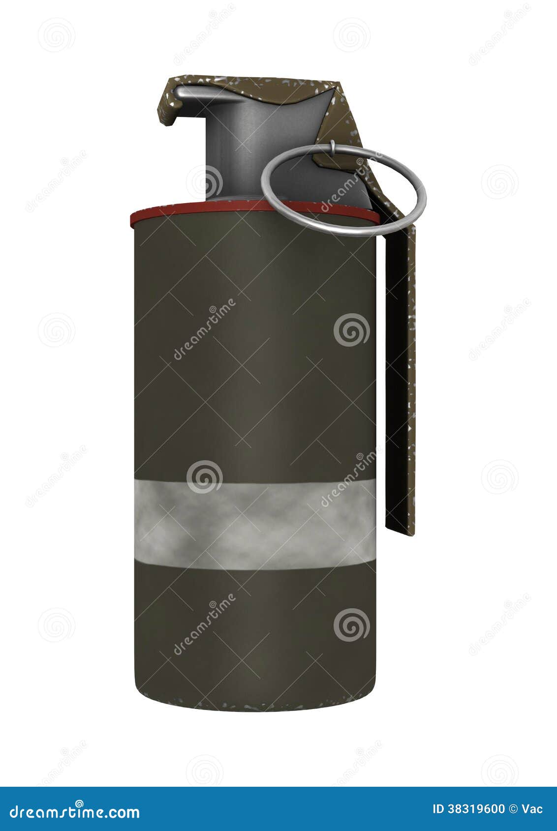 Smoke Grenade. Vector Illustration Isolated On White Background ...