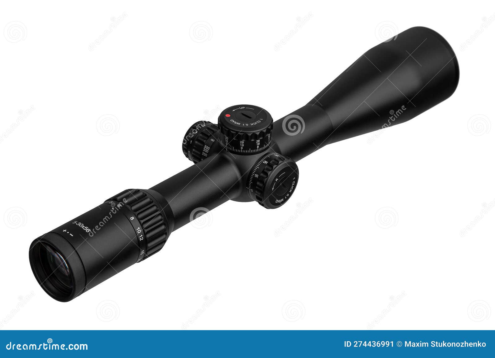 Modern Sniper Scope. Optical Device for Aiming and Shooting at Long ...