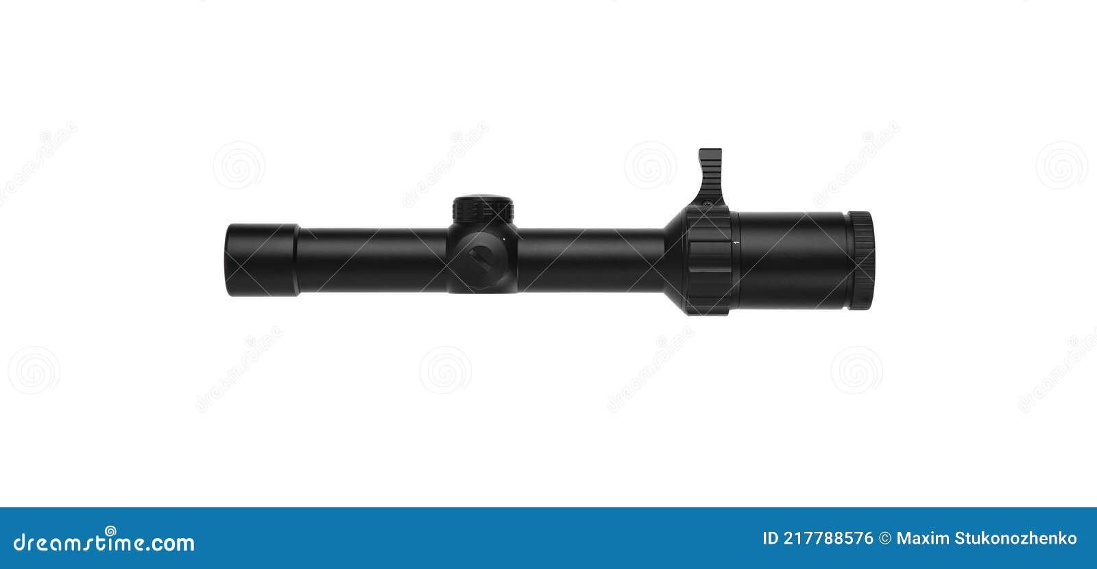 Modern Sniper Scope. Optical Device for Aiming and Shooting at Long ...