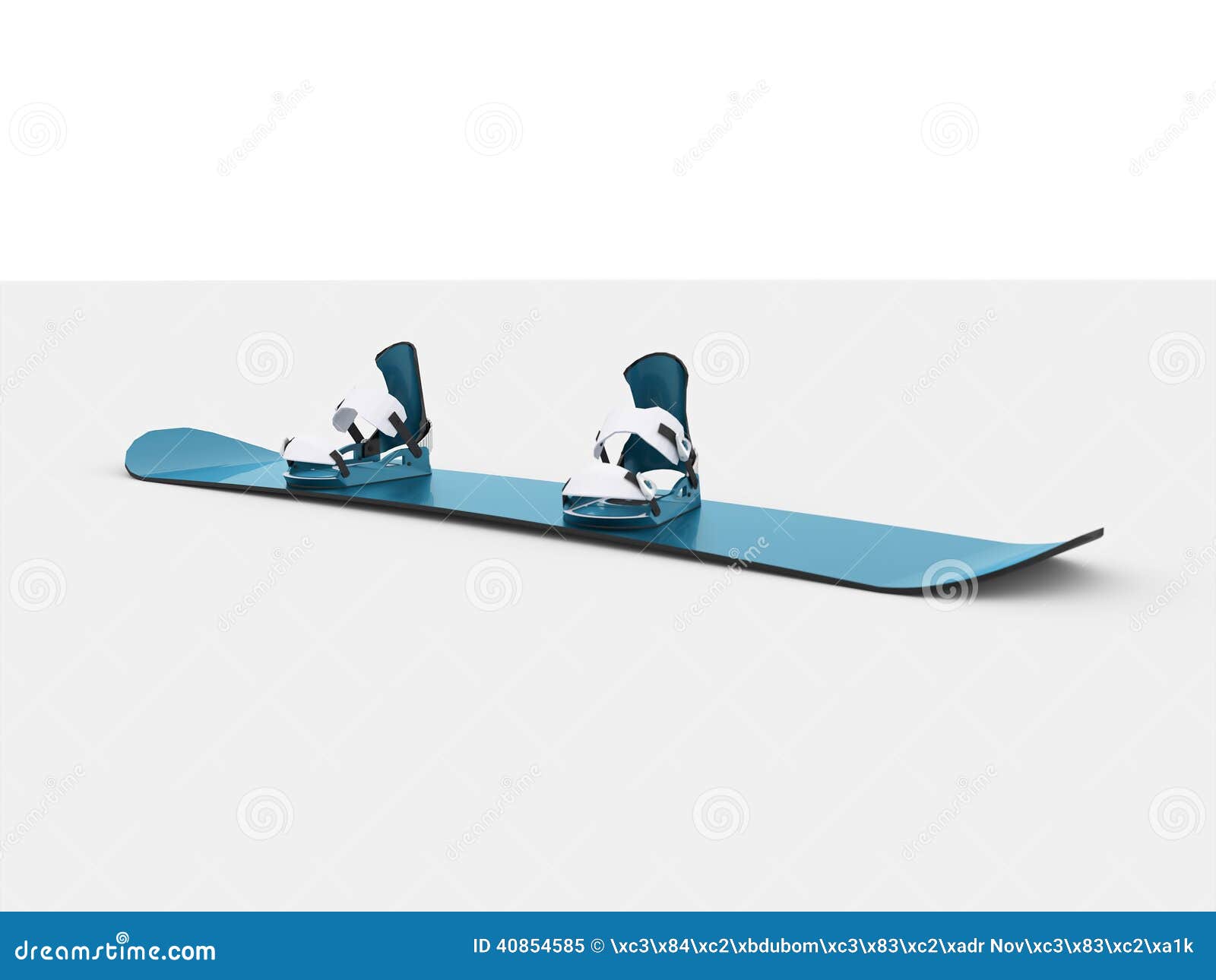 Modern Snowboard Blue Color Stock Illustration - Illustration of ...