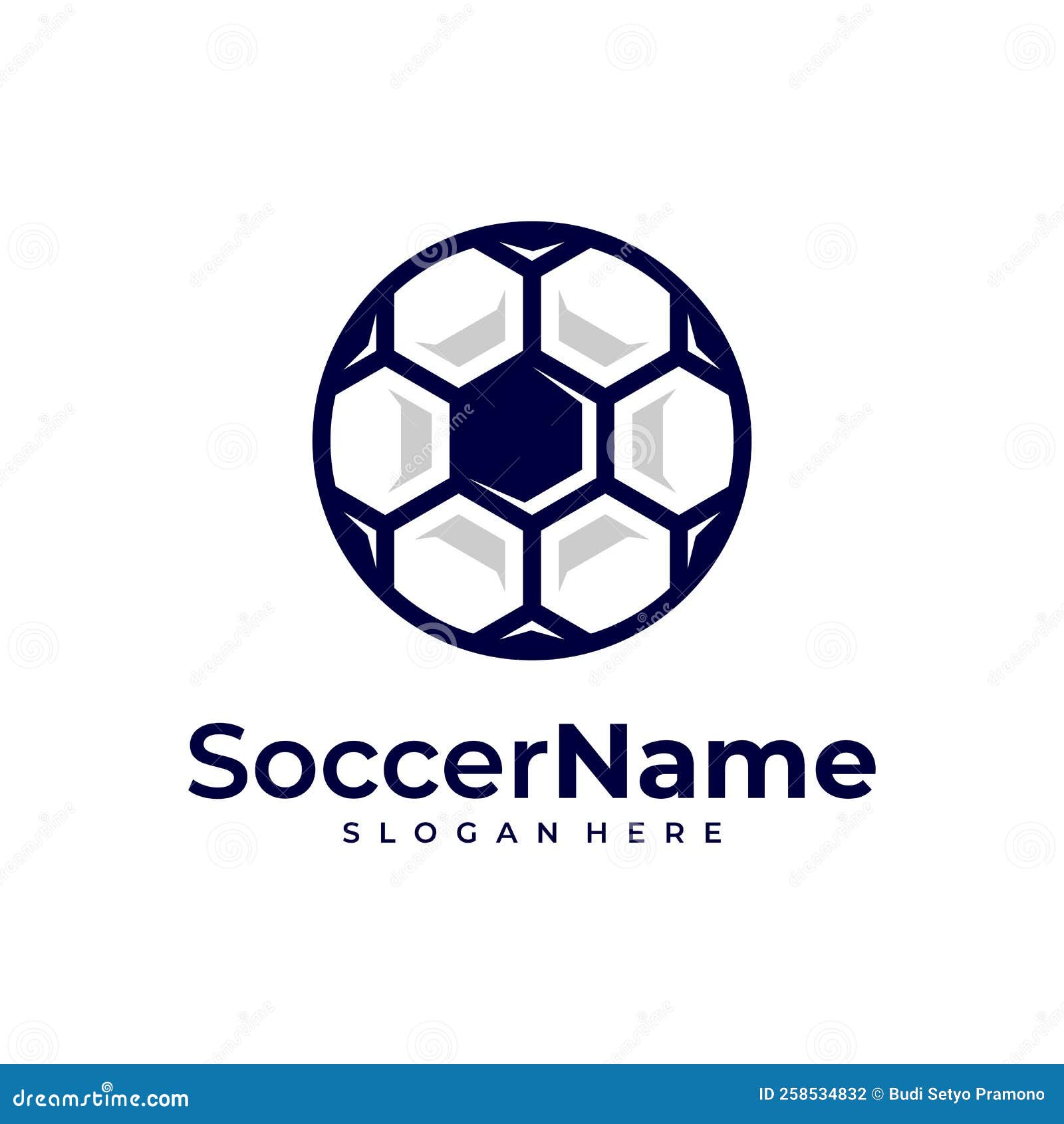 Modern Soccer Logo Template, Football Logo Design Vector Stock ...