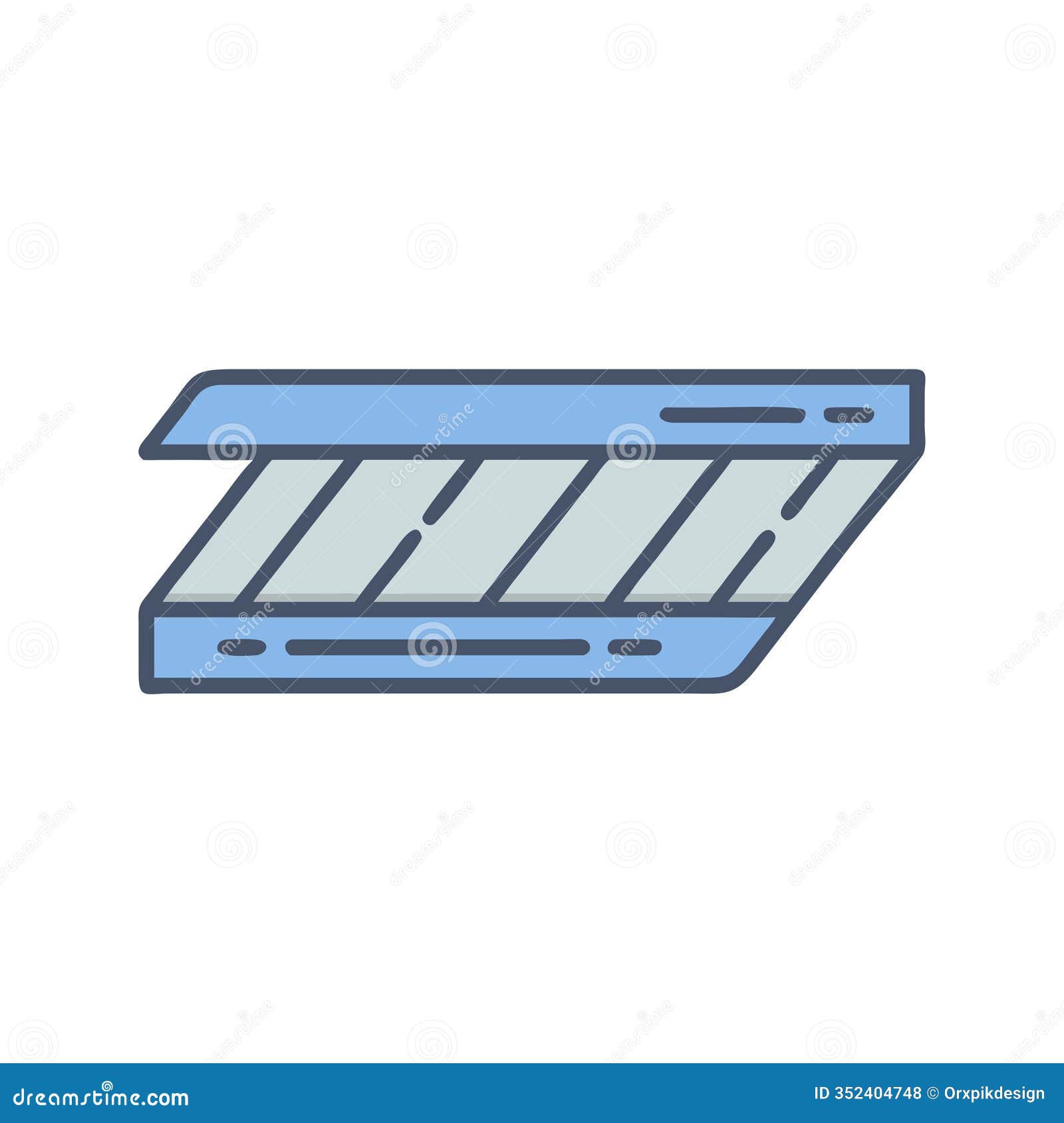 Modern Soffit Panel Design for Architecture Stock Illustration ...