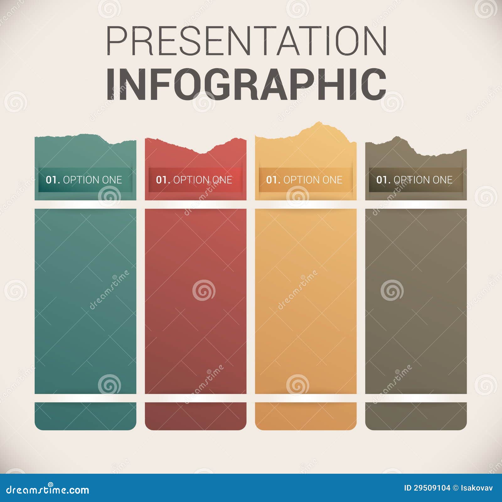 Modern Soft Color Design Template / Infographics Stock Vector ...