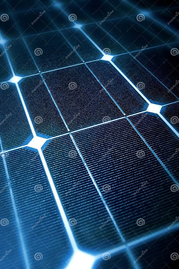 Modern solar panel stock image. Image of background, ecological - 8887785