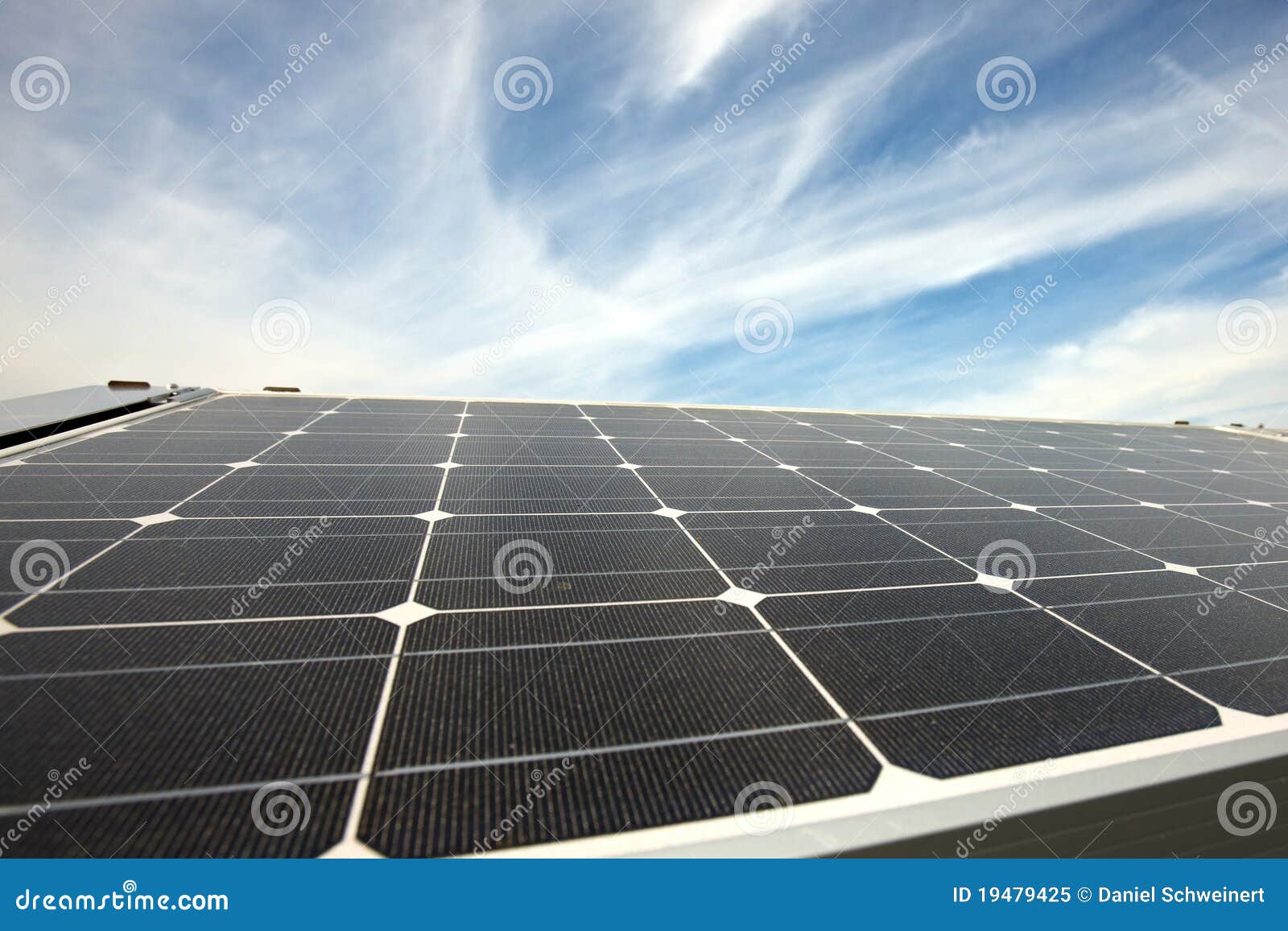 Modern solar panels stock image. Image of renewable, cell - 19479425