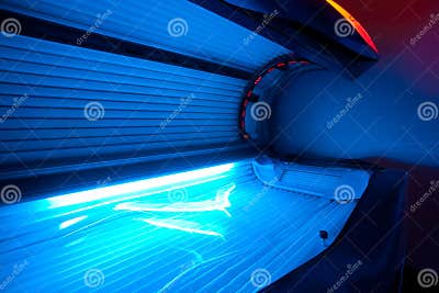 Modern solarium bed stock photo. Image of light, skin - 11788856