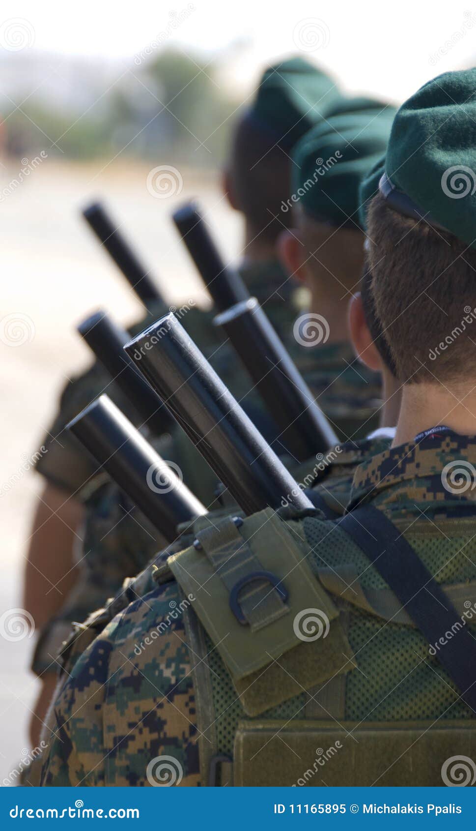 Modern soldiers with guns stock image. Image of details - 11165895