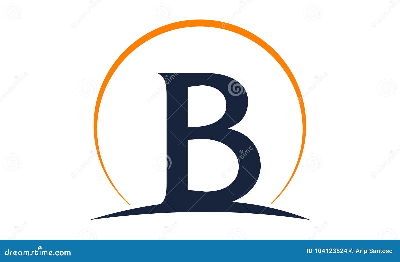 Modern Solution Letter B stock vector. Illustration of emblem - 104123824