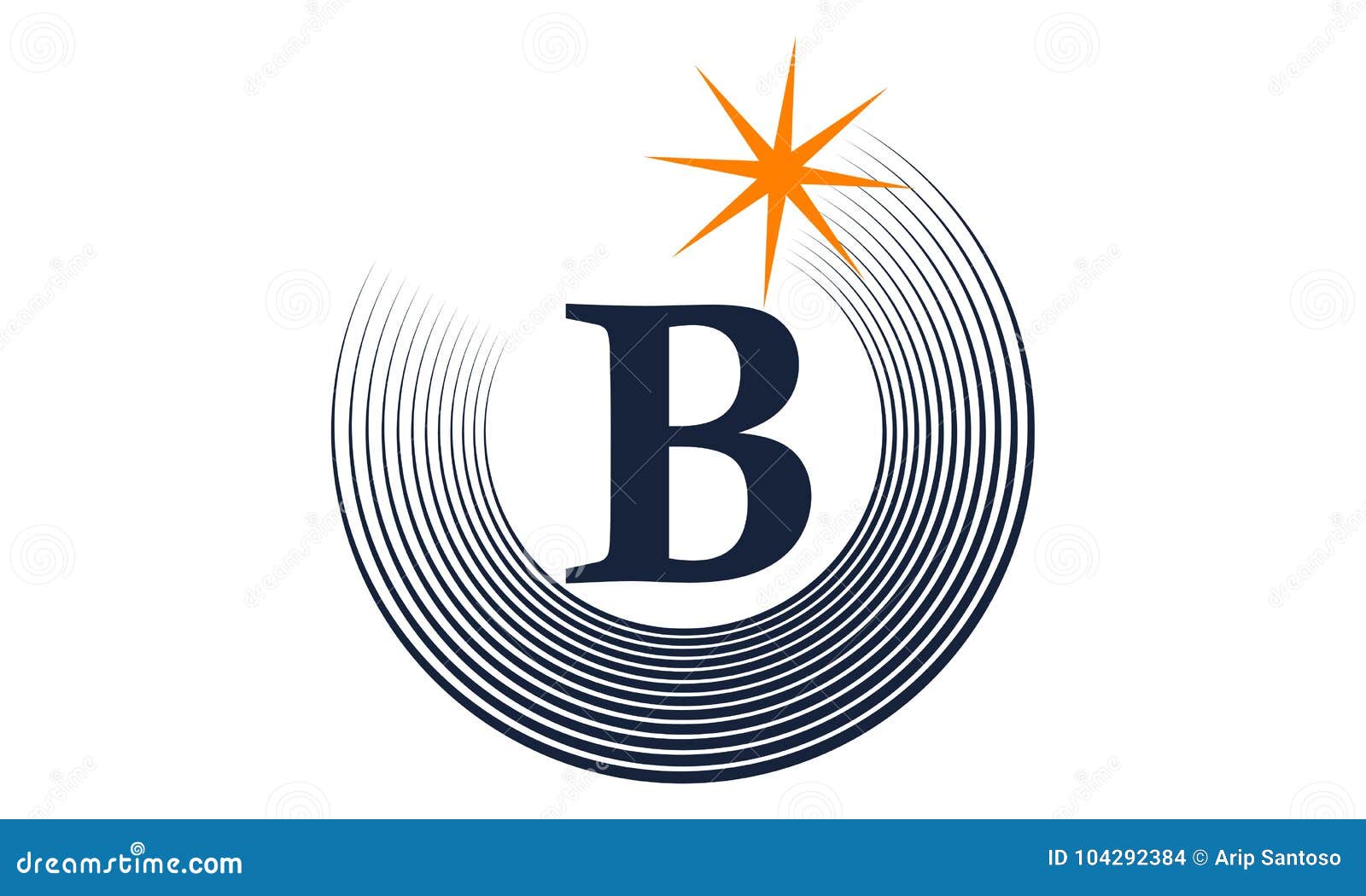 Modern Solution Letter B stock vector. Illustration of advisory - 104292384