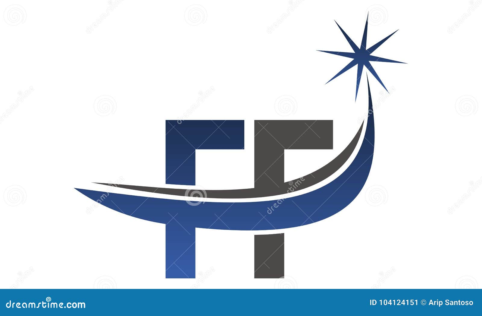 Modern Solution Letter F FF Stock Vector - Illustration of association ...