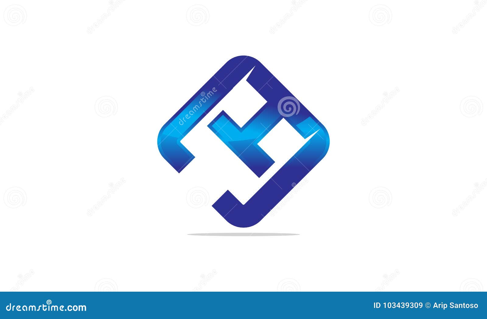 Modern Solution Letter M H stock vector. Illustration of emblem - 103439309