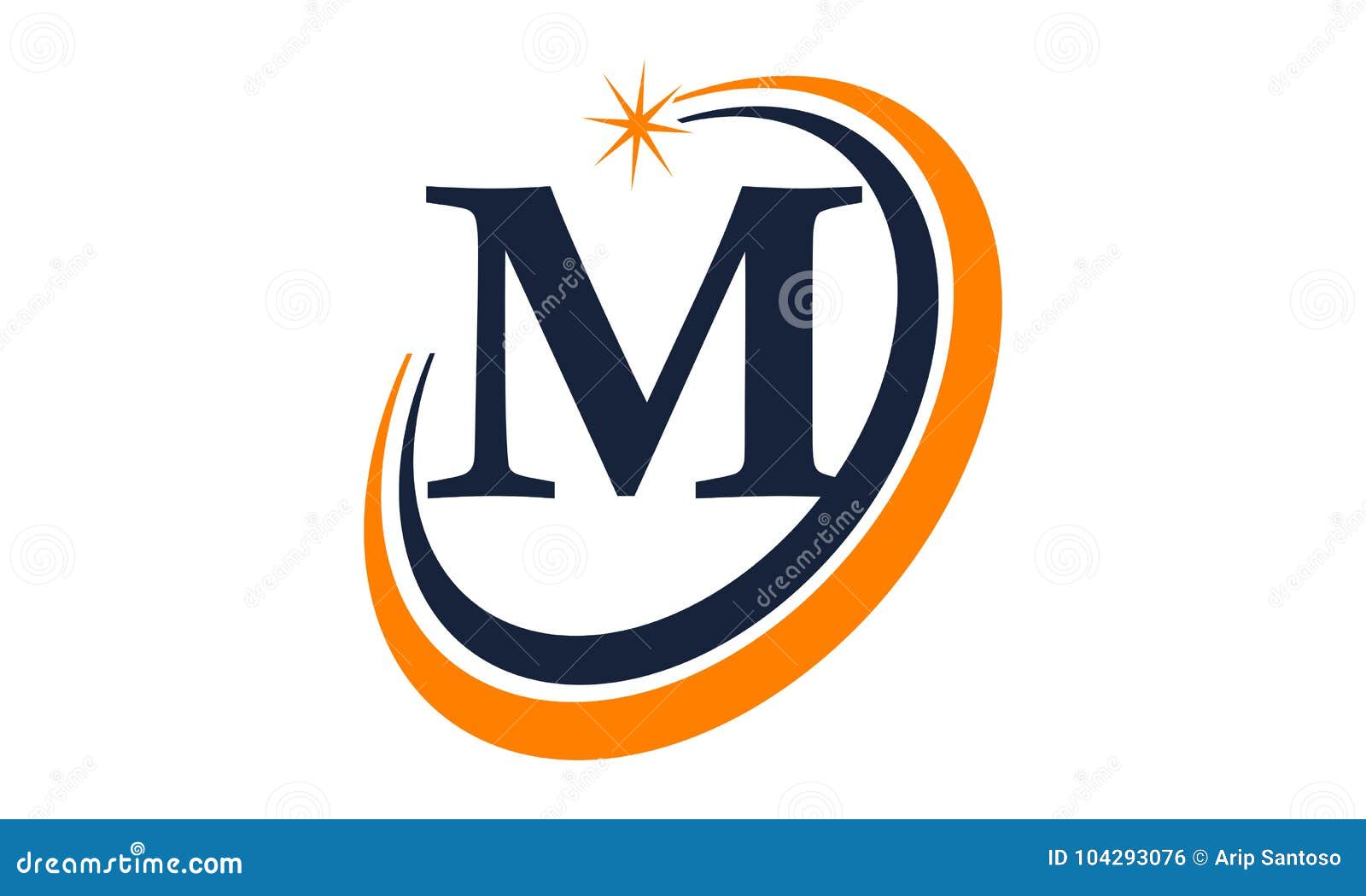 Modern Solution Letter M stock vector. Illustration of element - 104293076