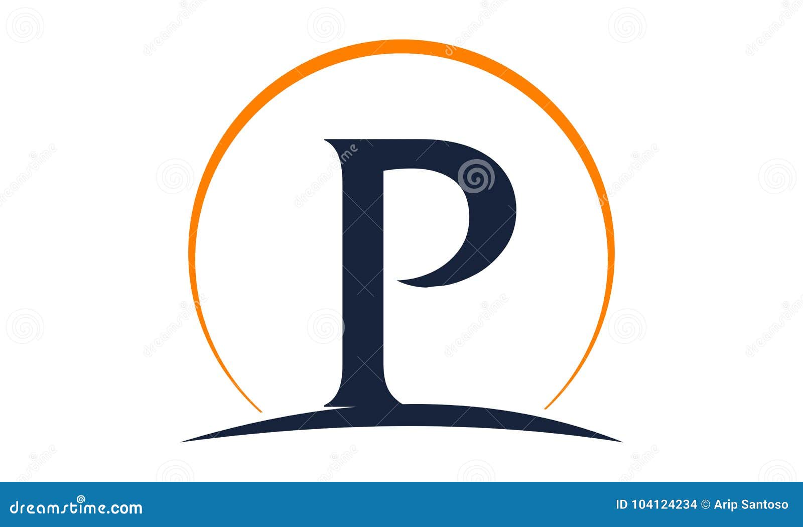 Modern Solution Letter P stock vector. Illustration of isolated - 104124234