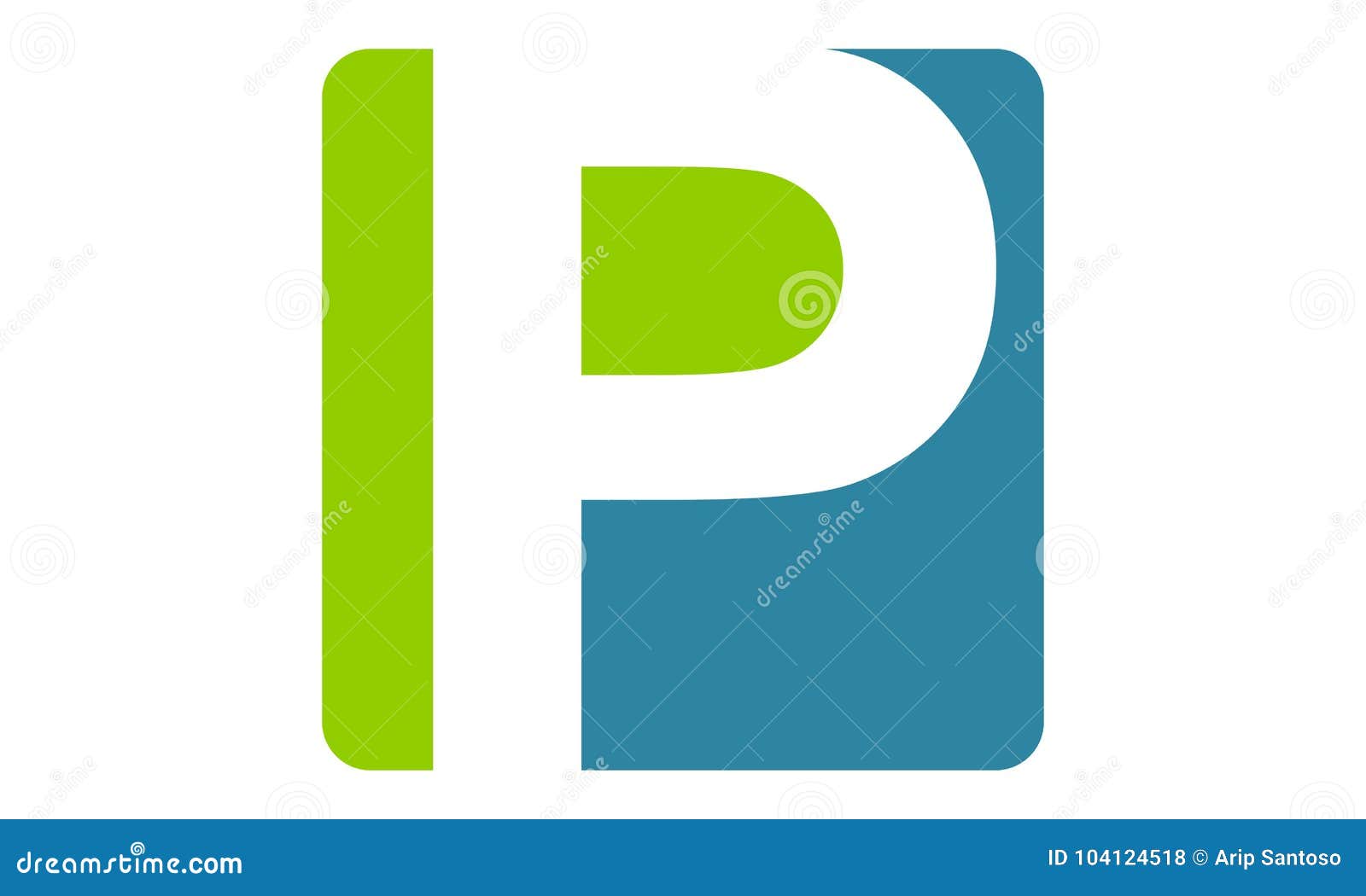 Modern Solution Letter P stock vector. Illustration of alphabet - 104124518