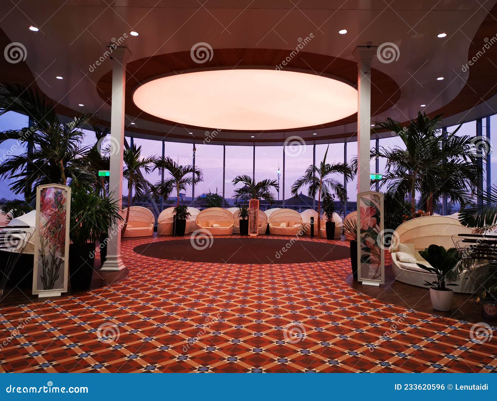 Modern Spa Resort Design Indoor Stock Photo - Image of lounge, exotic ...