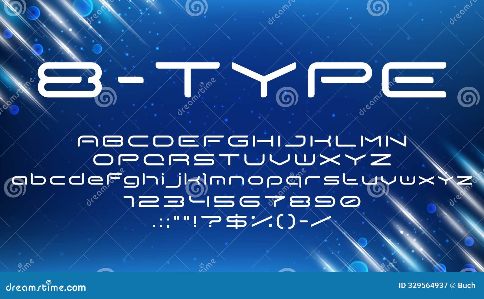 Modern Space Font, Futuristic Galaxy Tech Typeface Stock Vector ...