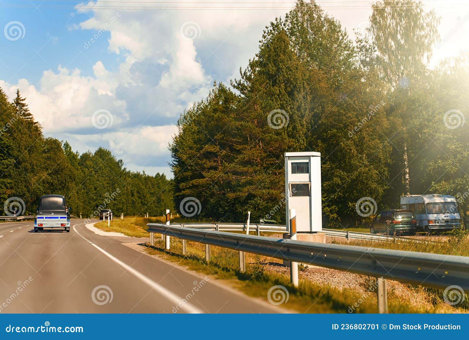Modern speed camera stock image. Image of auto, restriction - 236802701