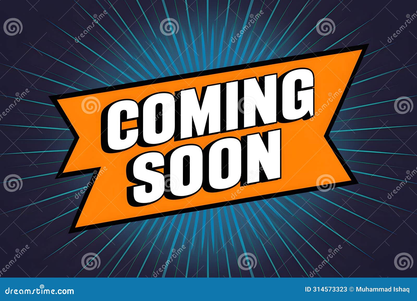 Modern Speed Style Coming Soon Banner Design in Vector Format Stock ...
