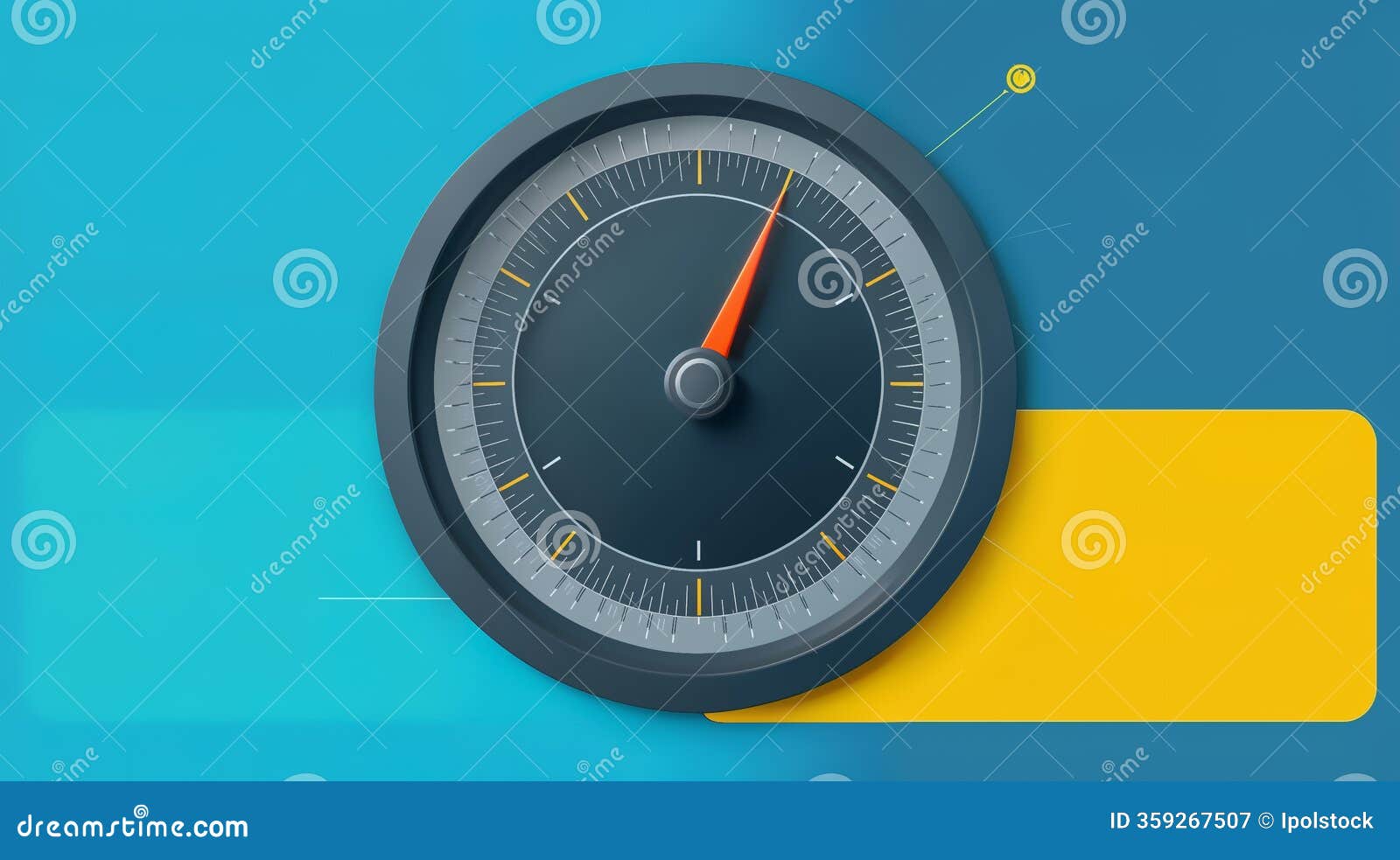 Modern Speedometer or Dashboard Gauge Design with Color Segments and ...